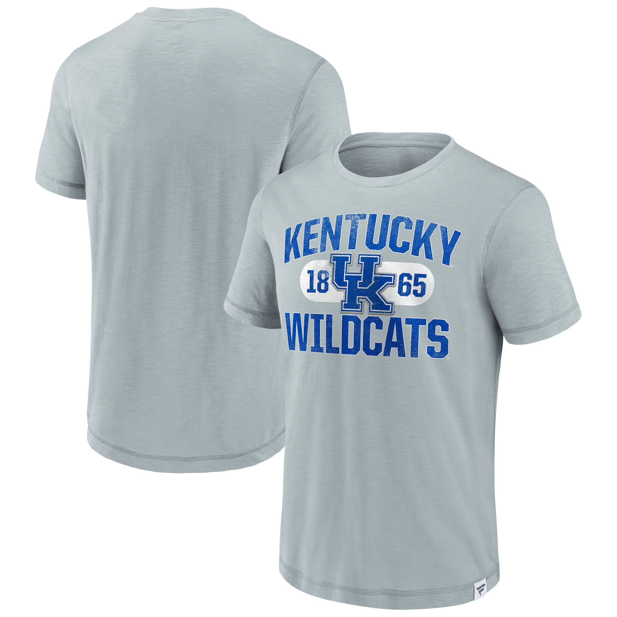 Men's Fanatics Gray Kentucky Wildcats True Classics Slub Elevated T ...