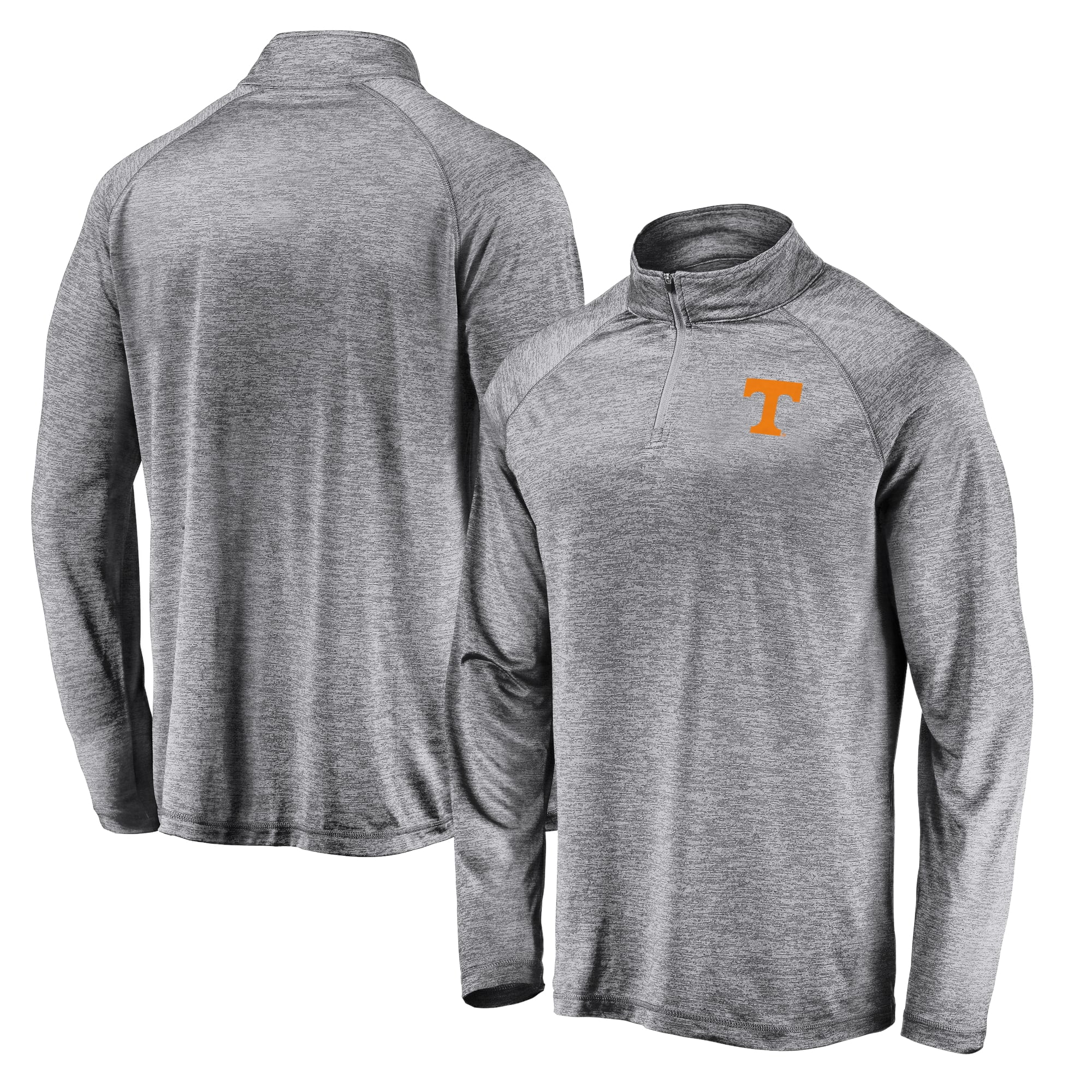 Men's Fanatics Gray Tennessee Volunteers Striated Raglan Lightweight ...