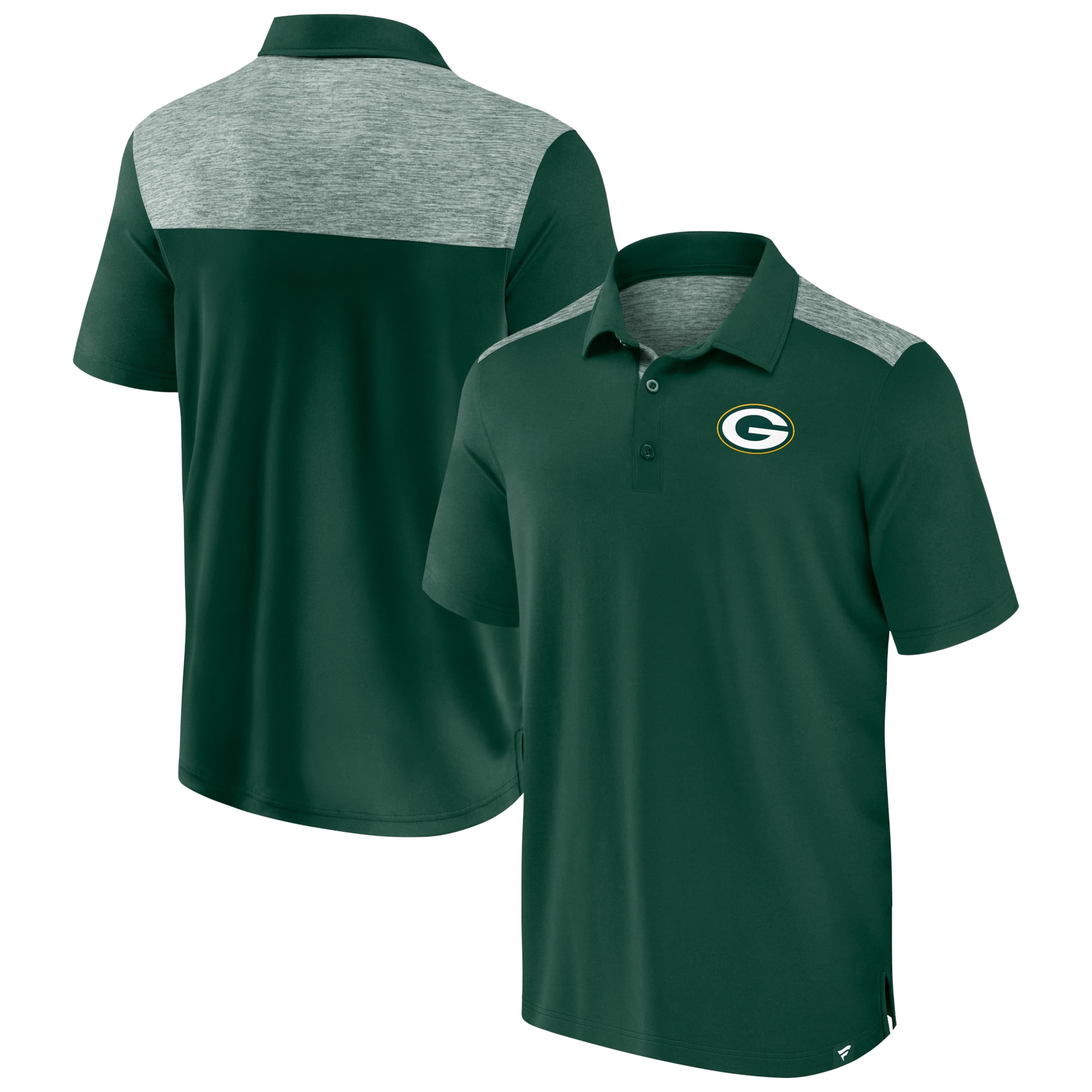 Men's Fanatics Green Green Bay Packers Long Shot Polo - Walmart.com