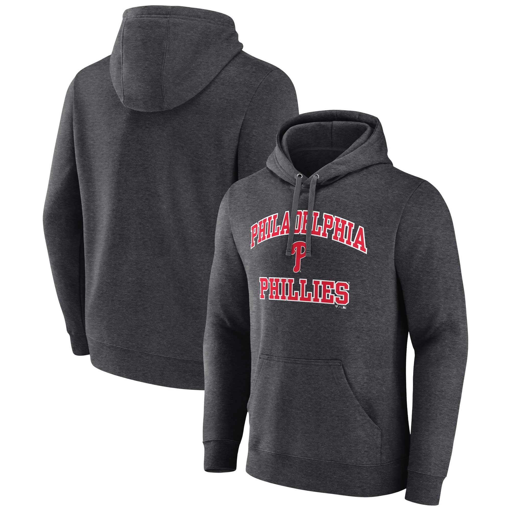 Men's Fanatics Heather Charcoal Philadelphia Phillies Heart & Soul ...