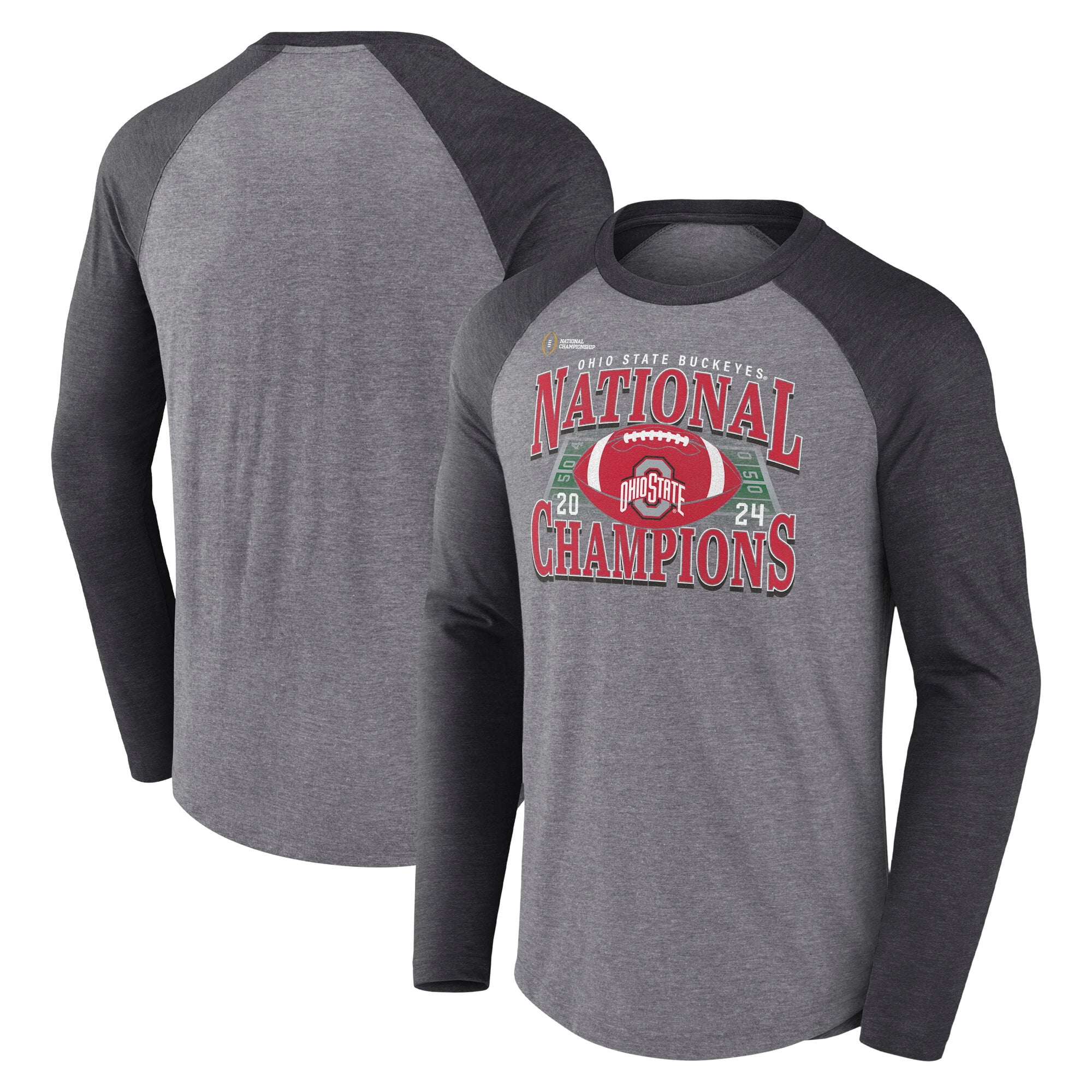 Men's Fanatics Heather Gray Ohio State Buckeyes College Football ...