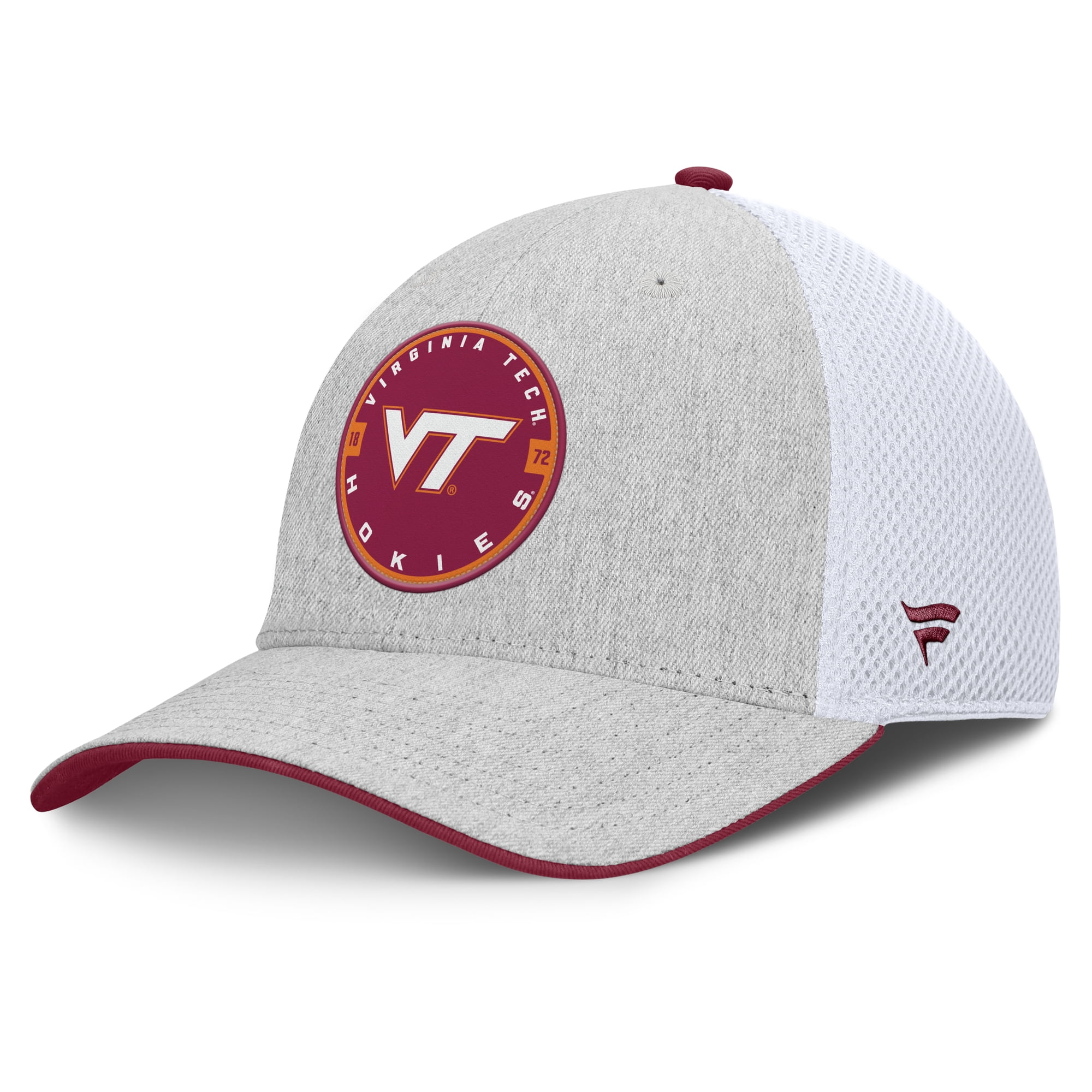 Men's Fanatics Heather Gray Virginia Tech Hokies Trigger Flex Hat ...