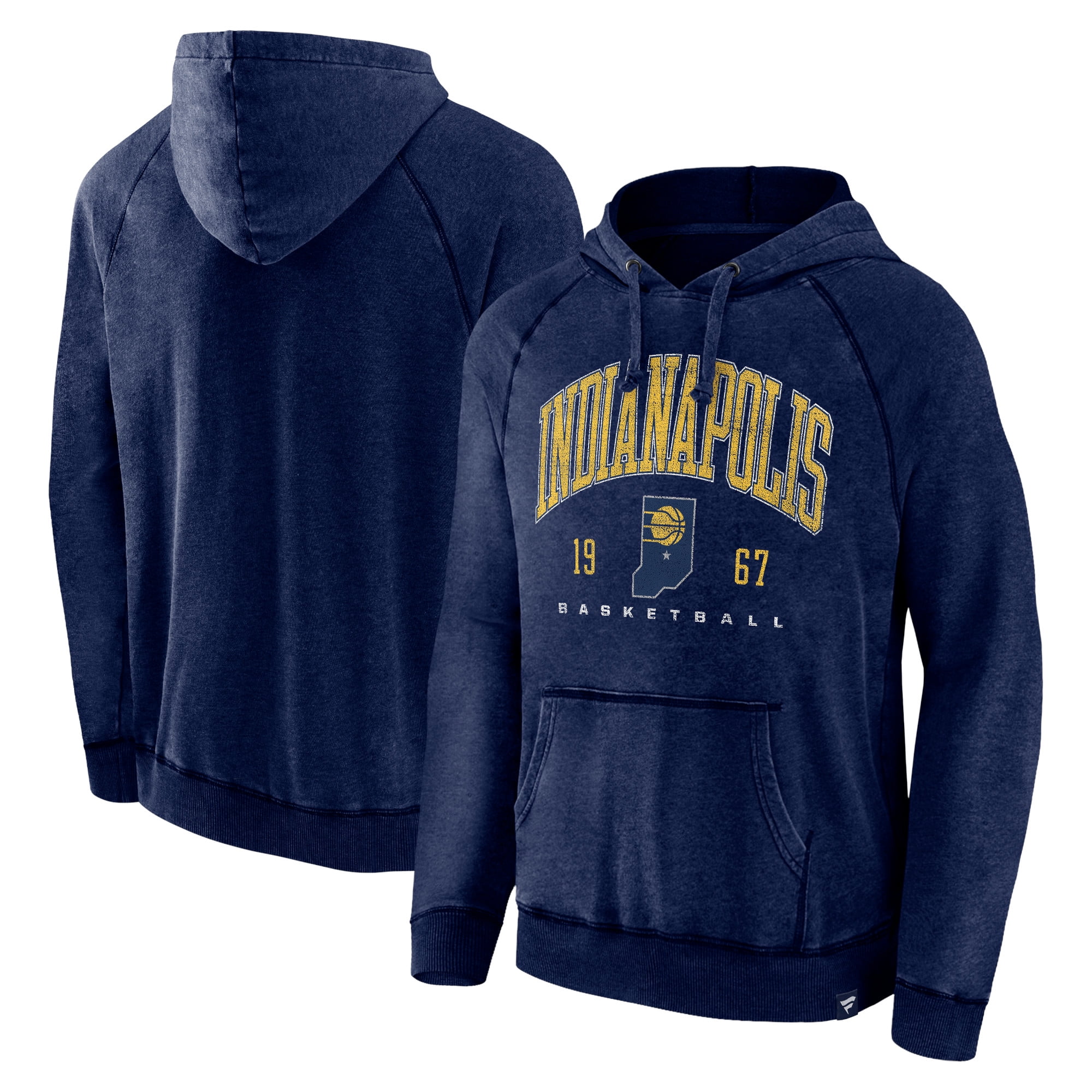 Men's Fanatics Heather Navy Indiana Pacers Foul Trouble Snow Wash ...