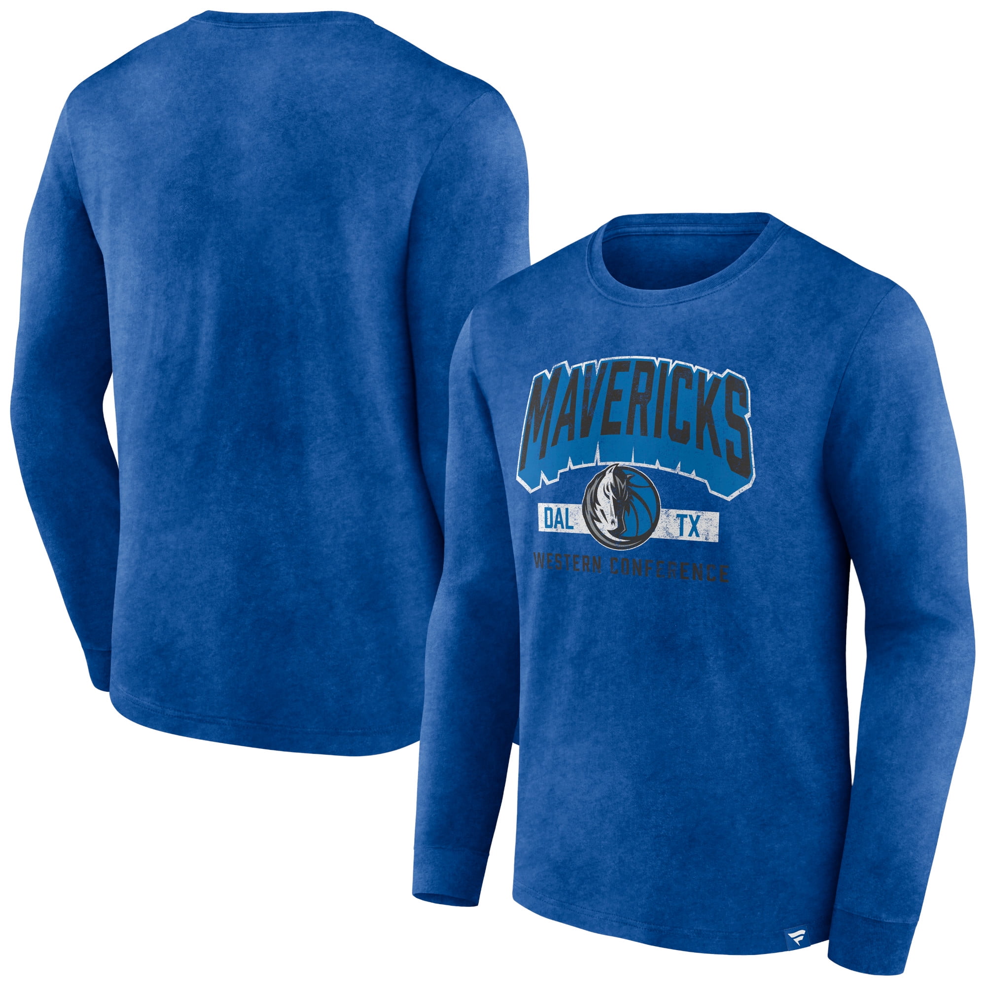 Men's Fanatics Heather Royal Dallas Mavericks Front Court Press Snow ...