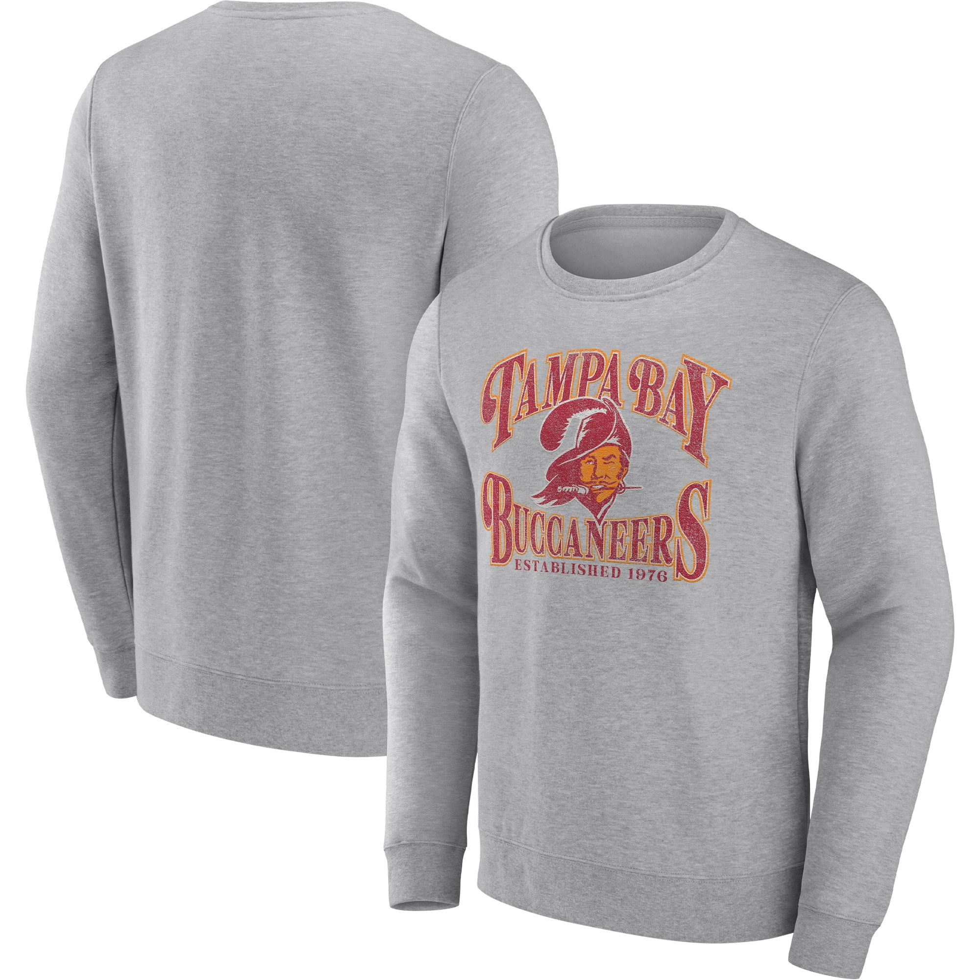 Men's Fanatics Heathered Charcoal Tampa Bay Buccaneers Playability ...