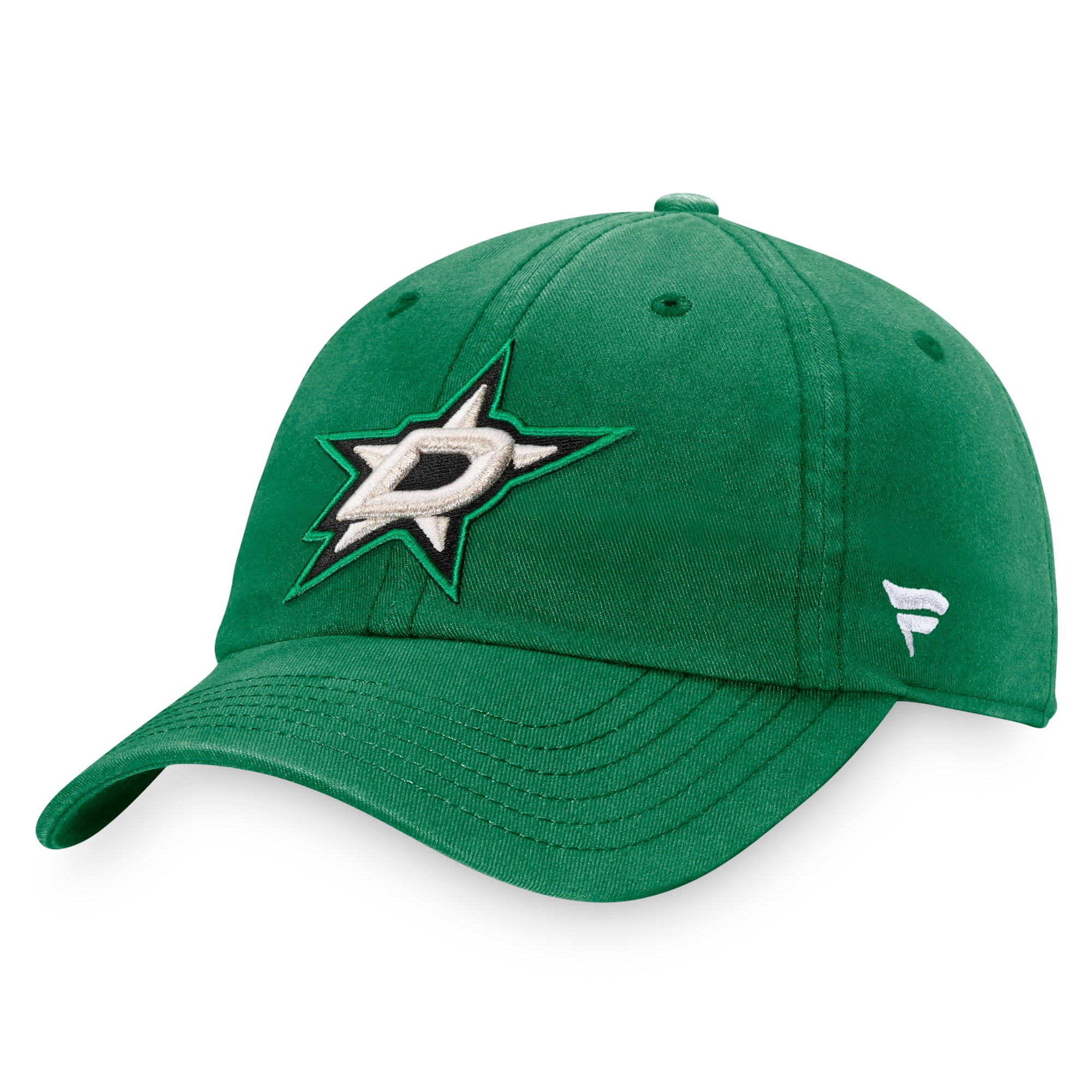 Men's Fanatics Kelly Green Dallas Stars Core Primary Logo Adjustable ...