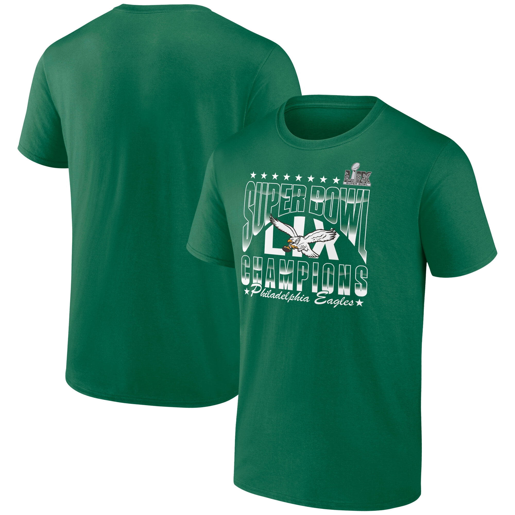 Men's Fanatics Kelly Green Philadelphia Eagles Super Bowl LIX Champions ...