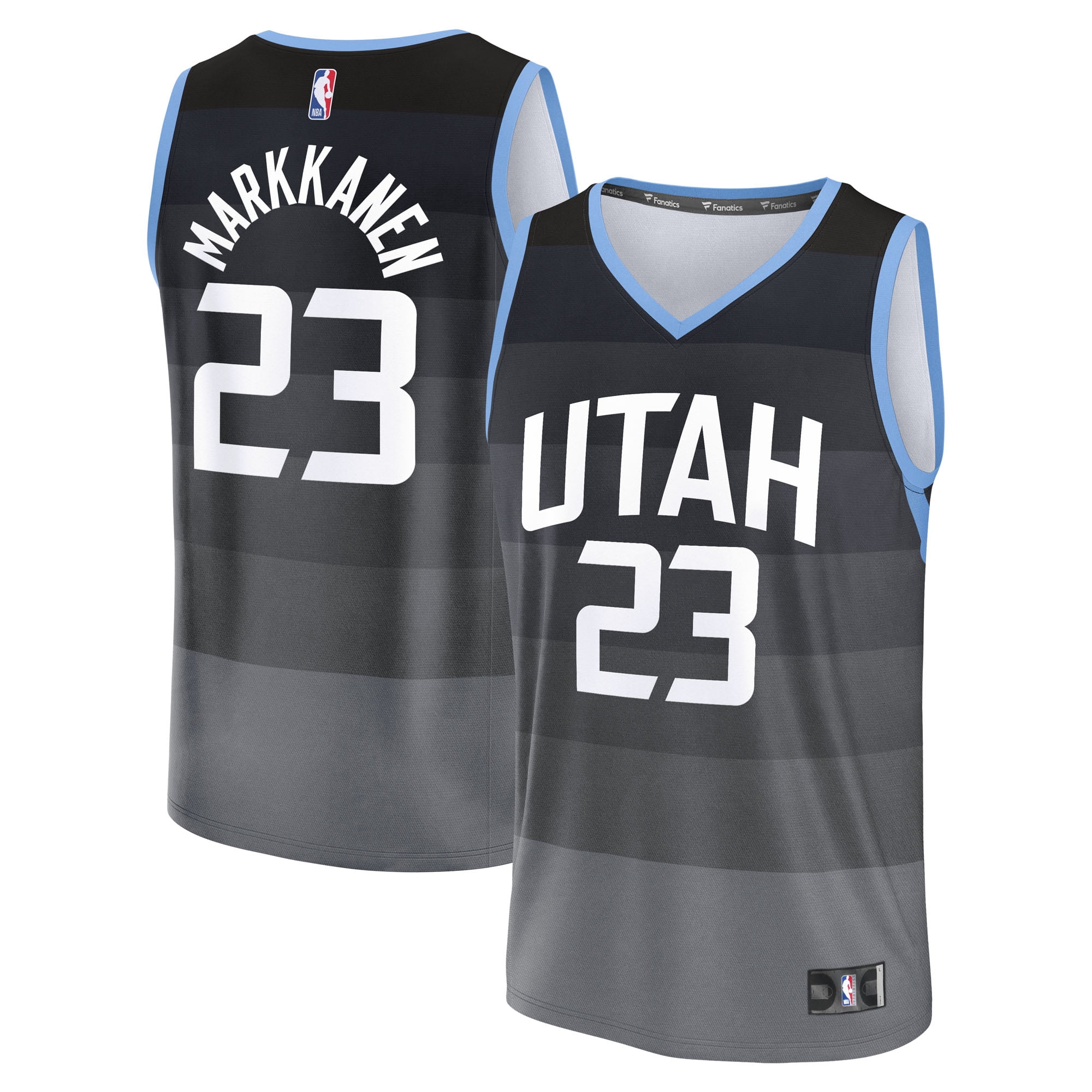 Men's Fanatics Lauri Markkanen Black Utah Jazz 2025/26 City Edition ...