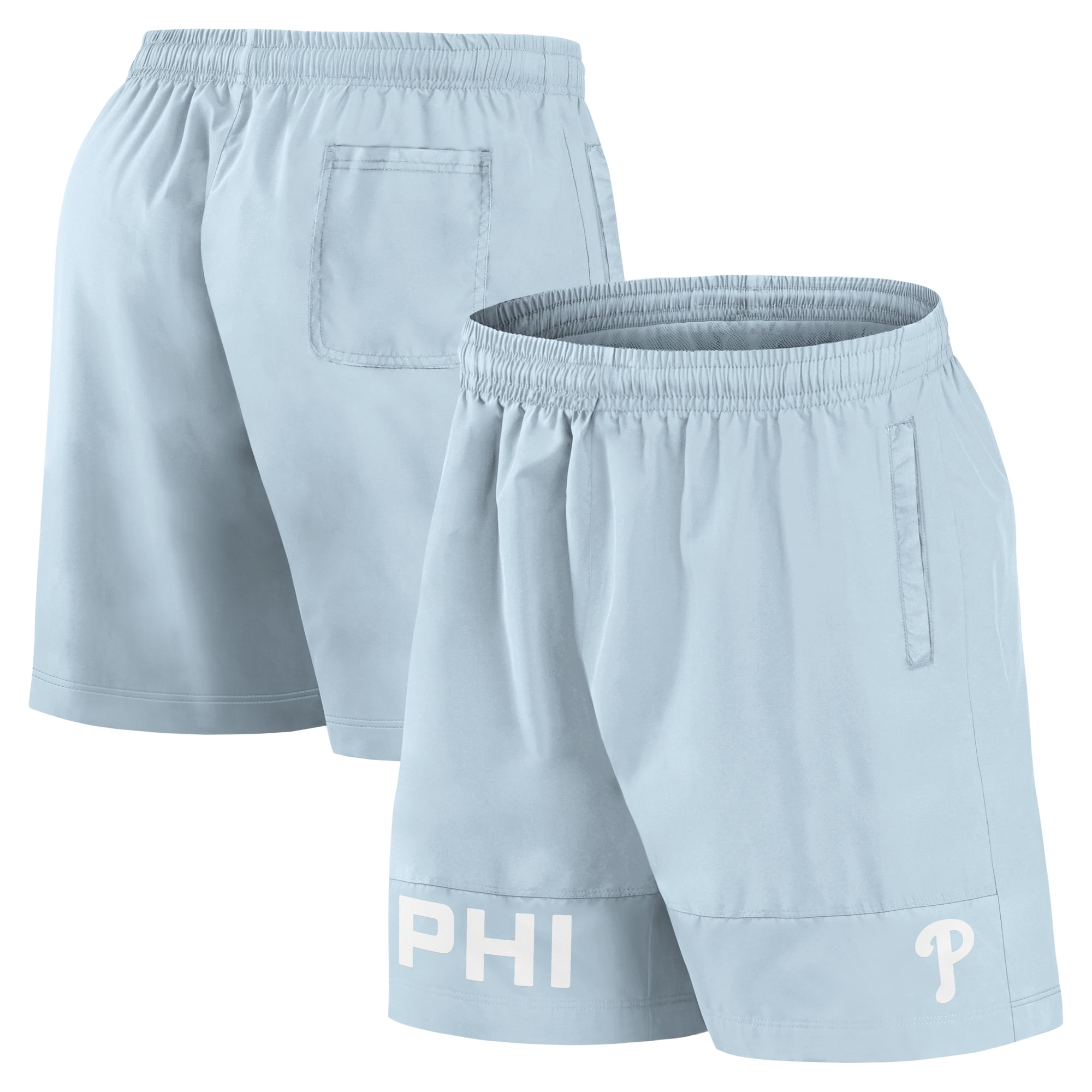 Men's Fanatics Light Blue Philadelphia Phillies Elements Swim Shorts ...