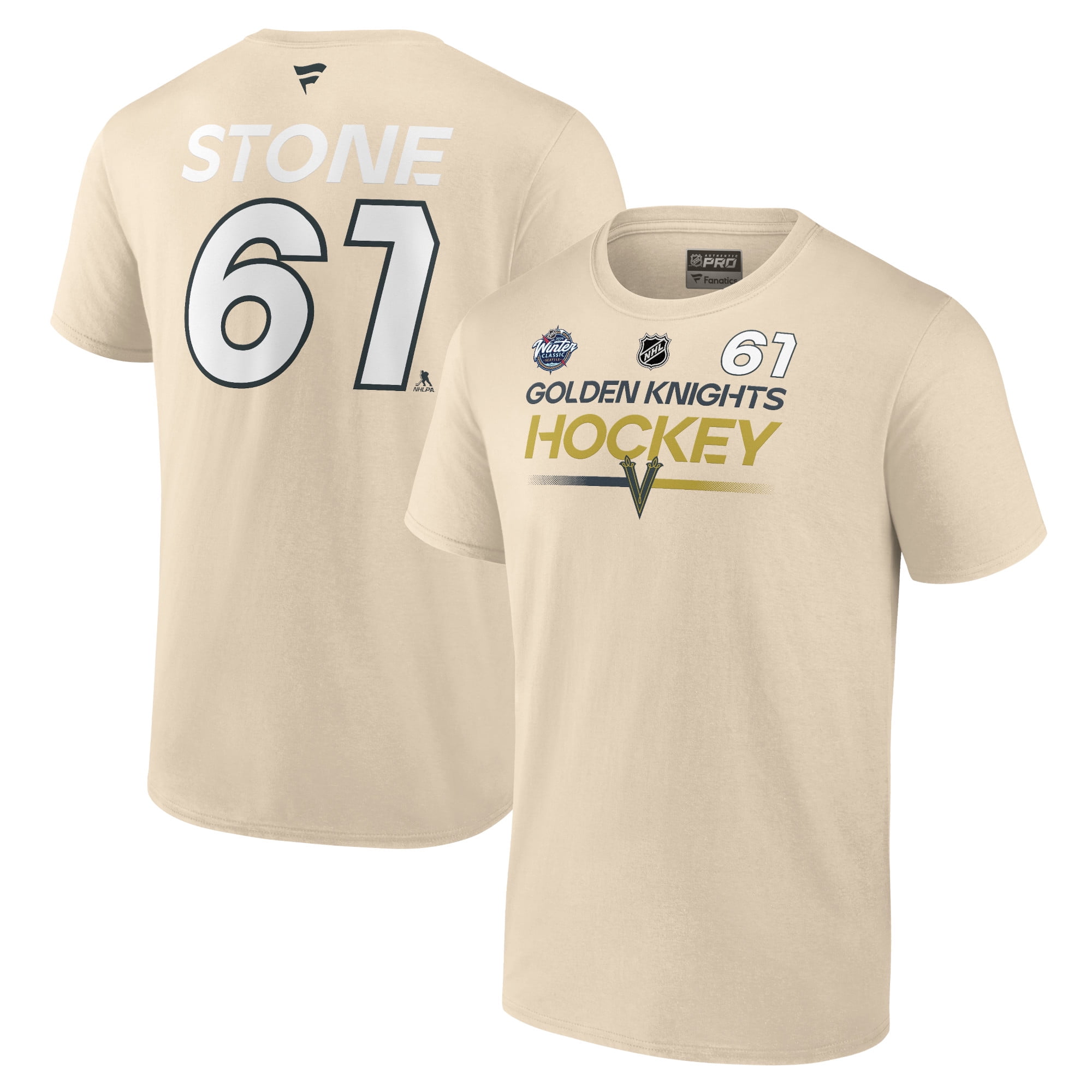Men's Fanatics Mark Stone Cream Vegas Golden Knights 2024 NHL Winter ...