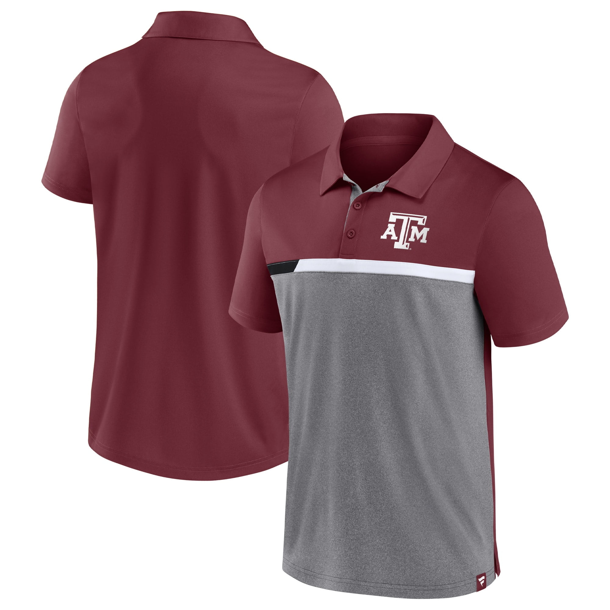 Men's Fanatics Maroon/Heathered Gray Texas A&M Aggies Split Block Color ...