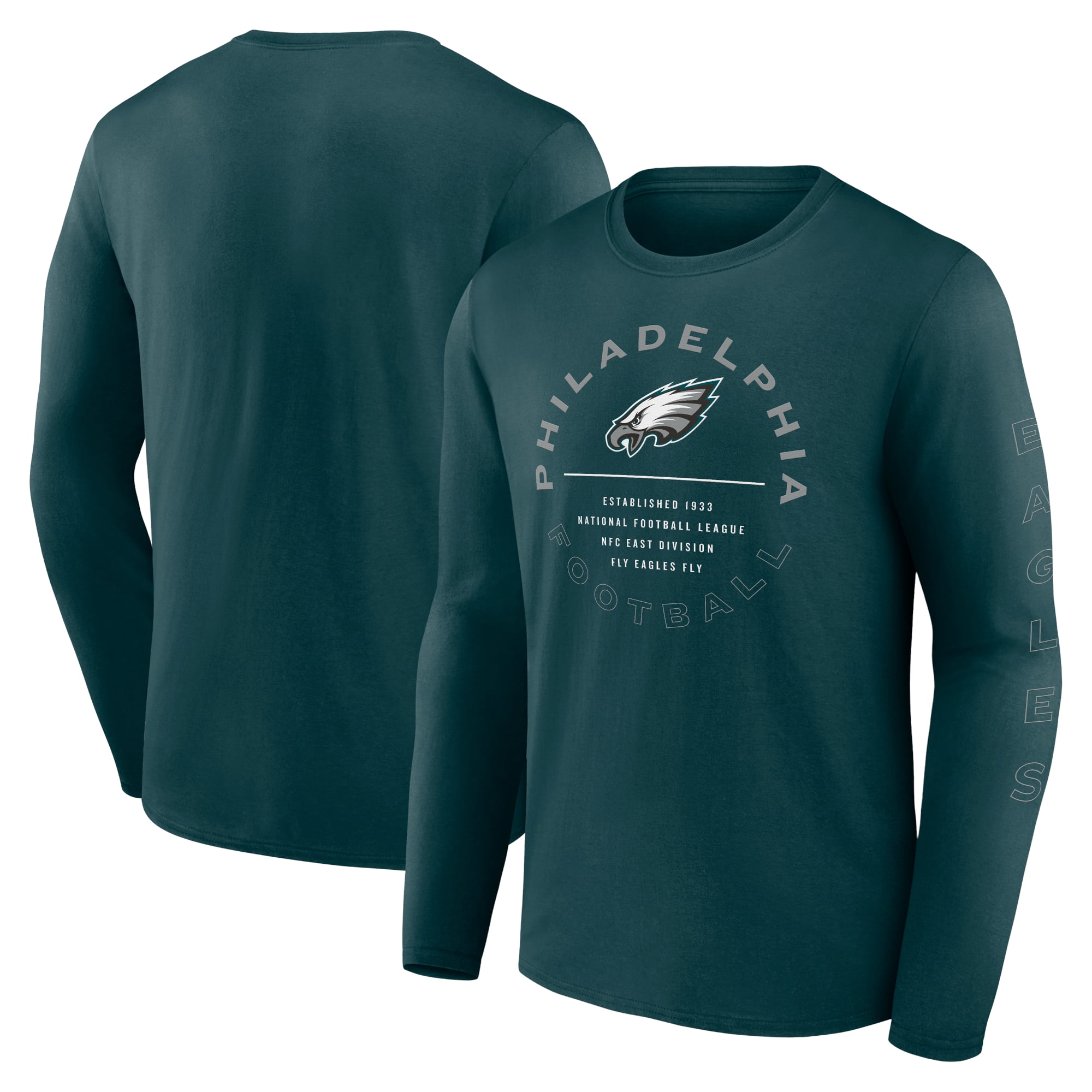 Men's Fanatics Midnight Green Philadelphia Eagles Stat Sheet Long ...