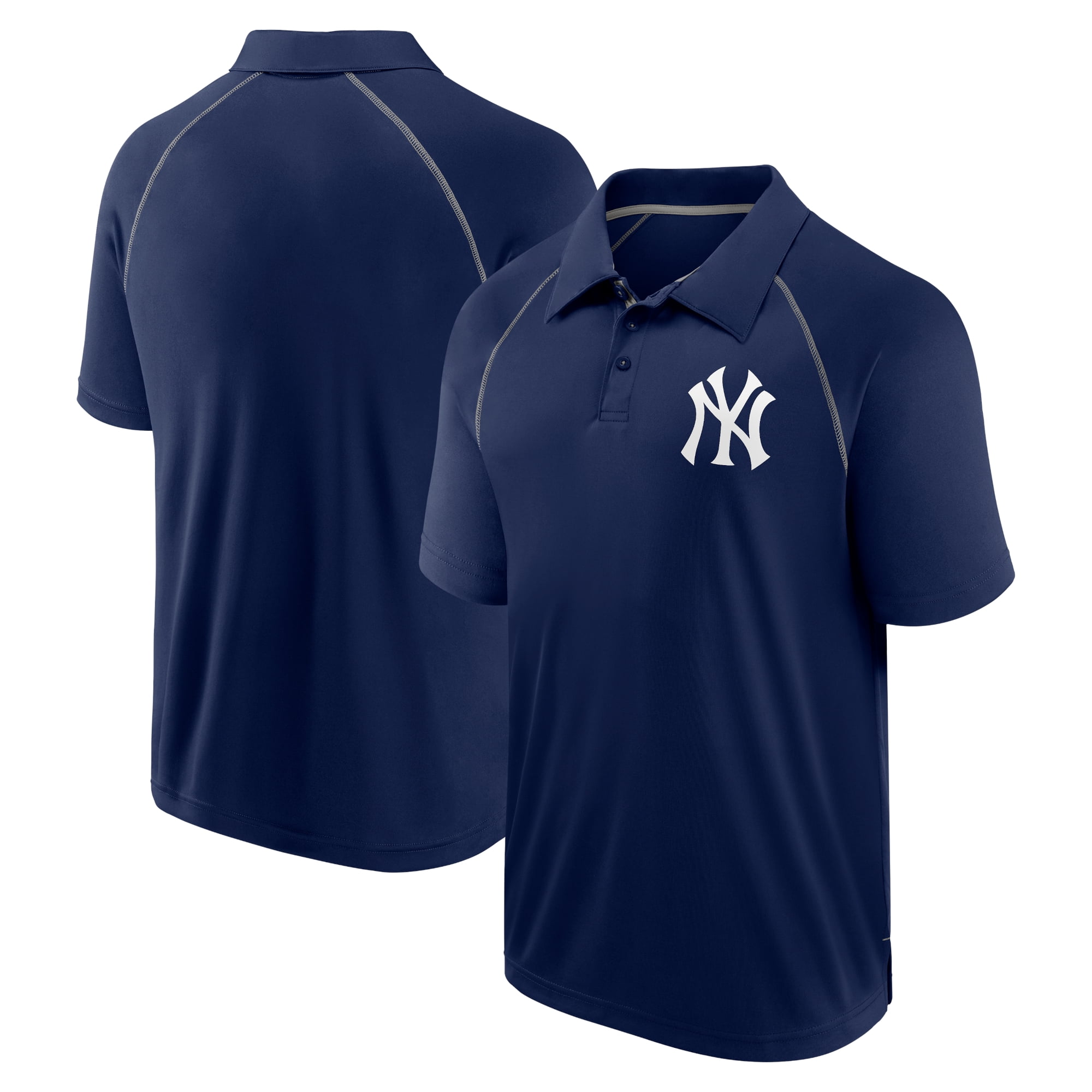 Men's Fanatics Navy New York Yankees Strong Alone Raglan Polo - Walmart.com