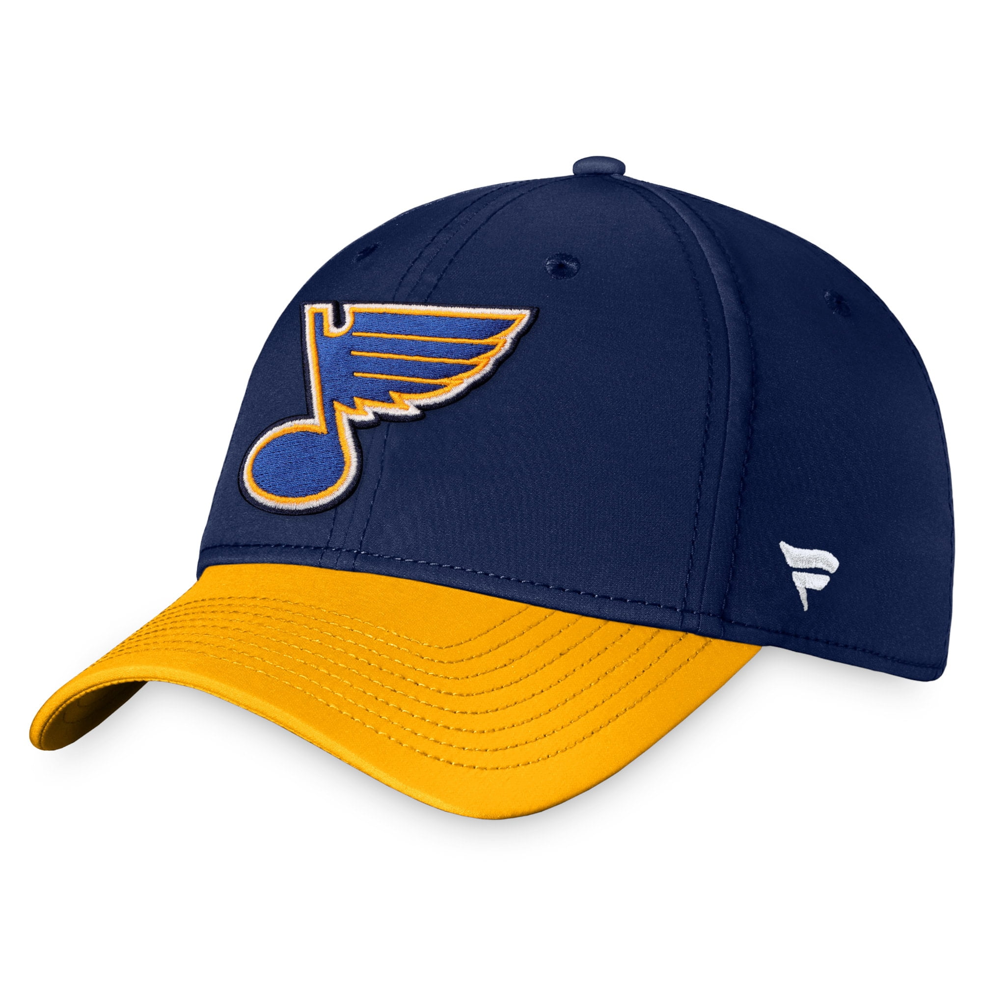 Men's Fanatics Navy St. Louis Blues Core Primary Logo Flex Hat ...