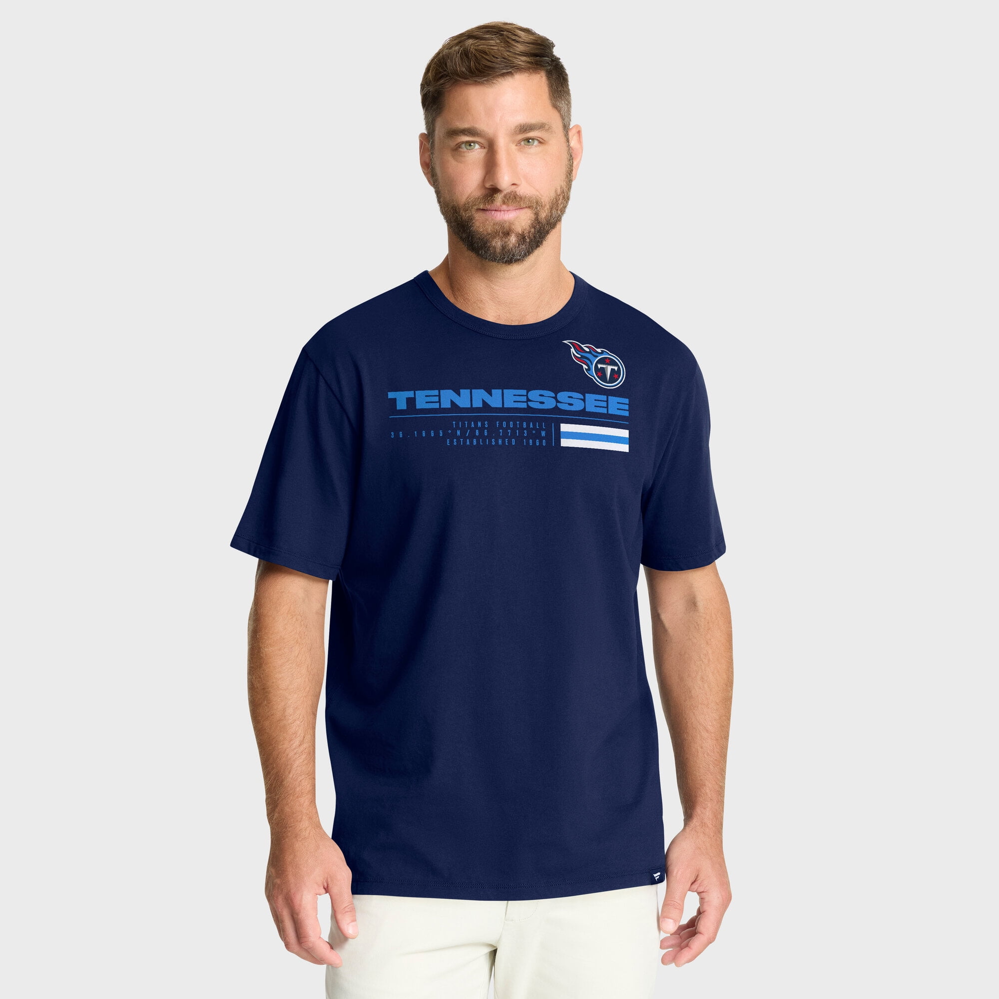 Men's Fanatics Navy Tennessee Titans Chop Block Legacy T-Shirt ...