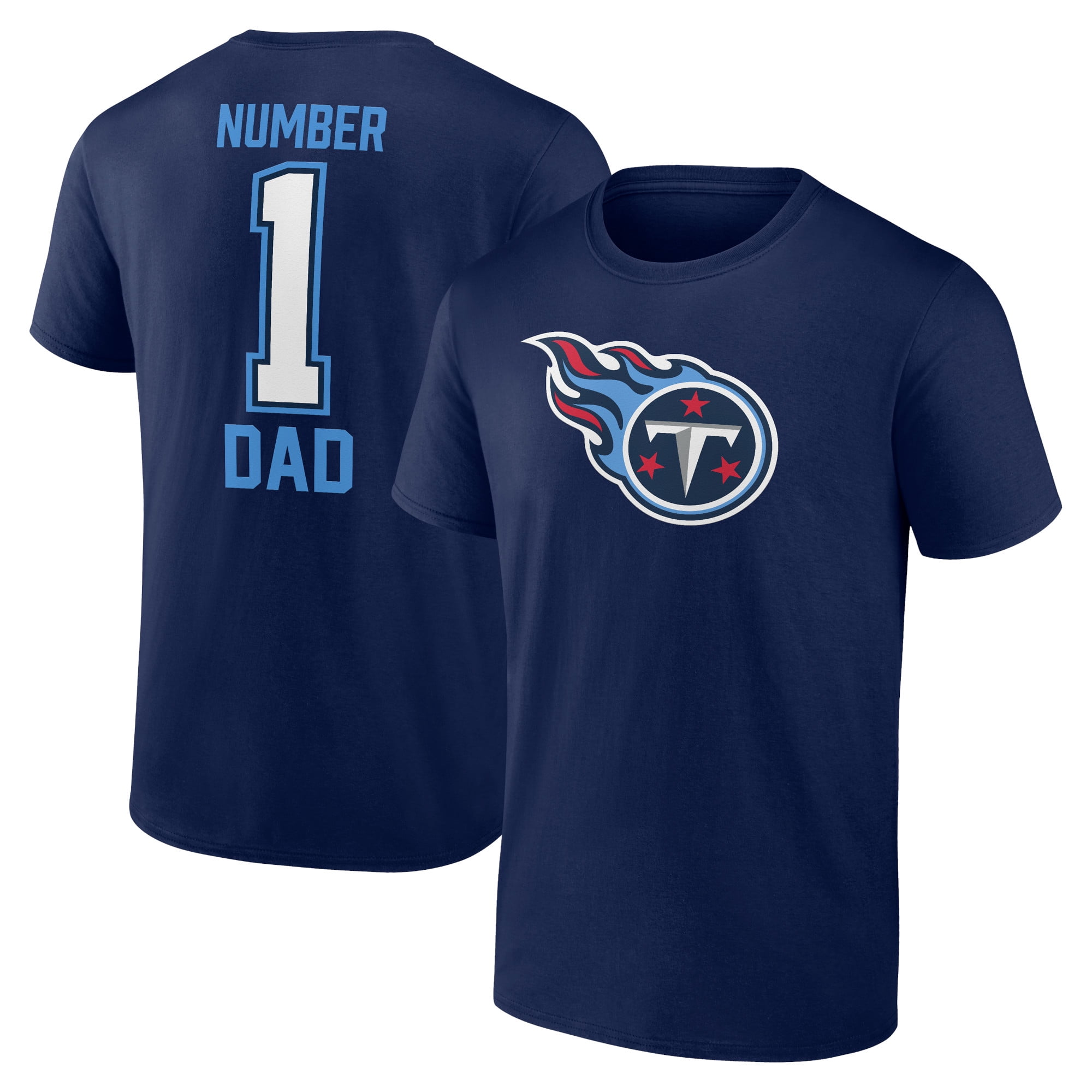 Men's Fanatics Navy Tennessee Titans Father's Day T-Shirt - Walmart.com