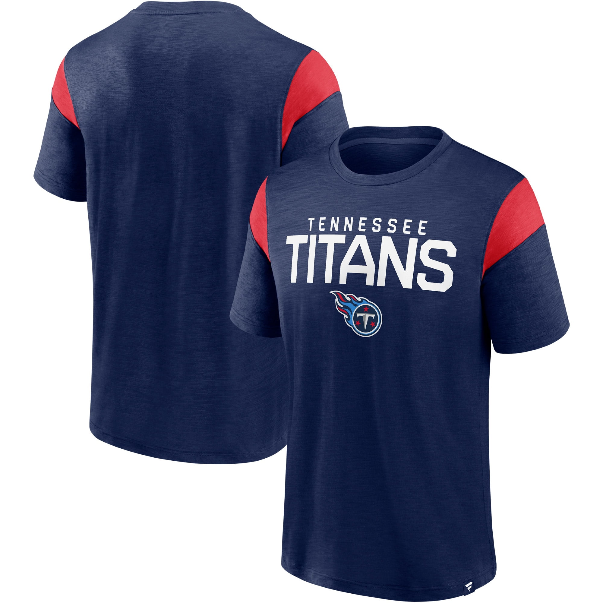 Men's Fanatics Navy Tennessee Titans Home Stretch Team T-Shirt ...