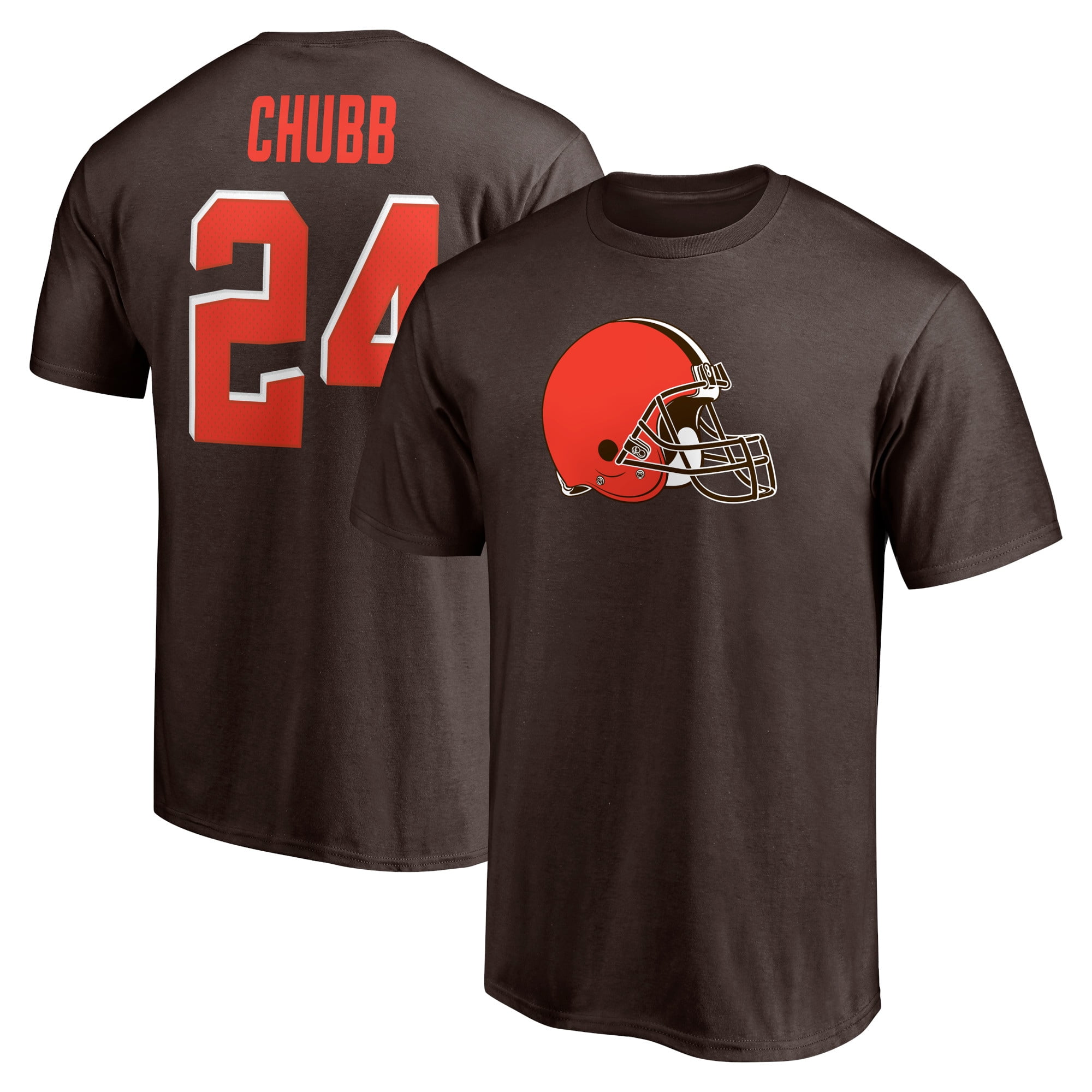 Men's Fanatics Nick Chubb Brown Cleveland Browns Player Icon T-Shirt - Walmart.com