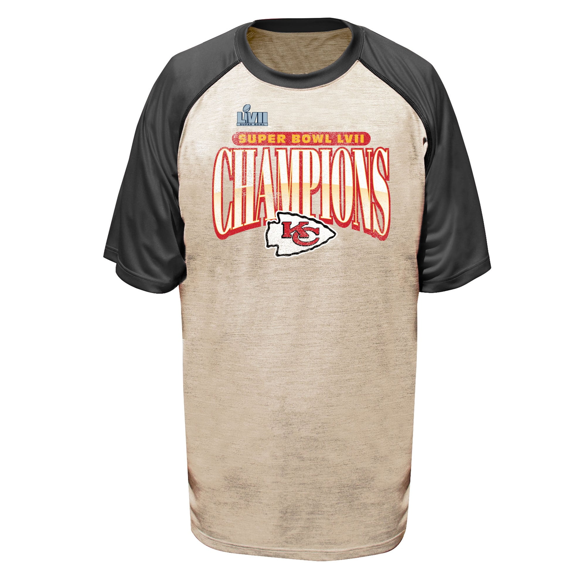Men's Fanatics Oatmeal Kansas City Chiefs Super Bowl LVII Champions Big ...