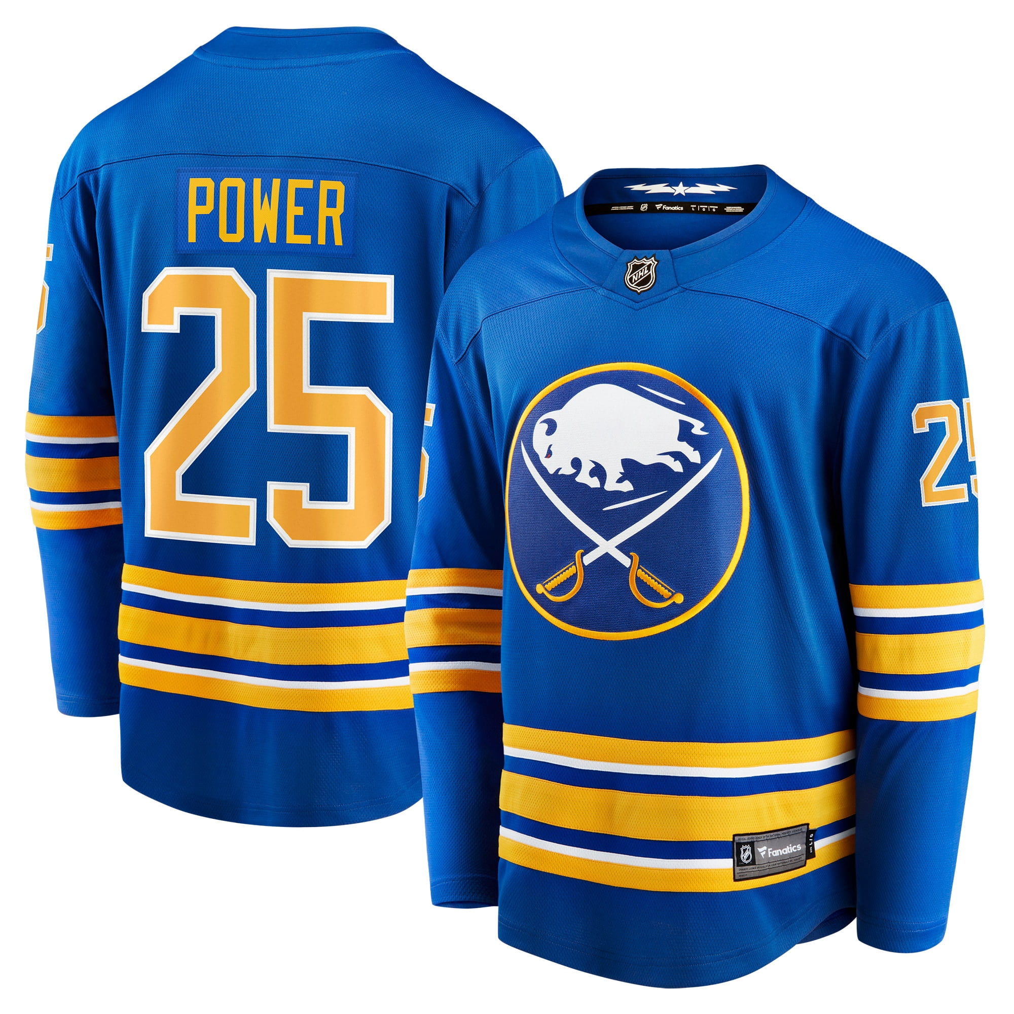 Men's Fanatics Owen Power Royal Buffalo Sabres Home Breakaway Player ...