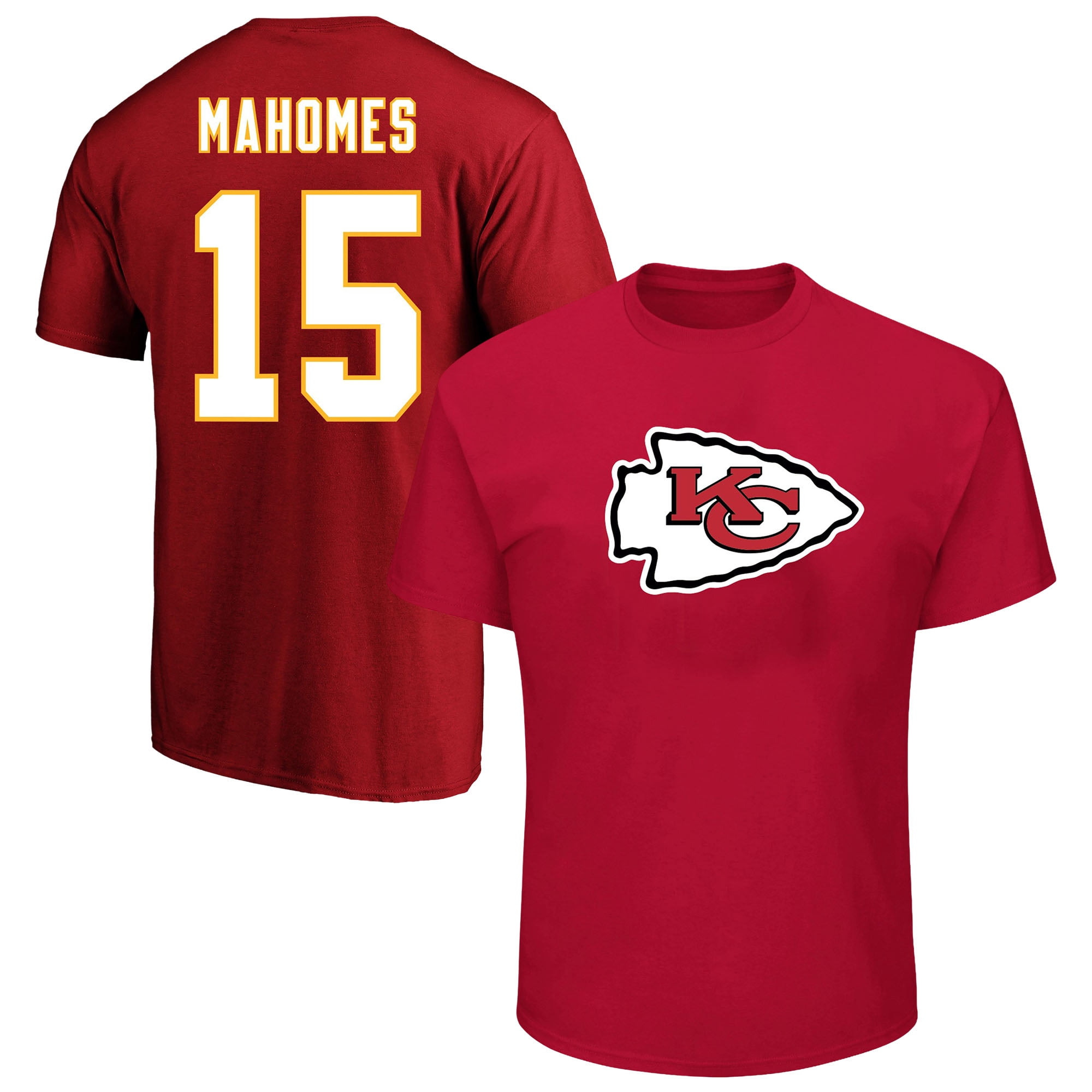 Men's Fanatics Patrick Mahomes Red Kansas City Chiefs Big & Tall Player ...