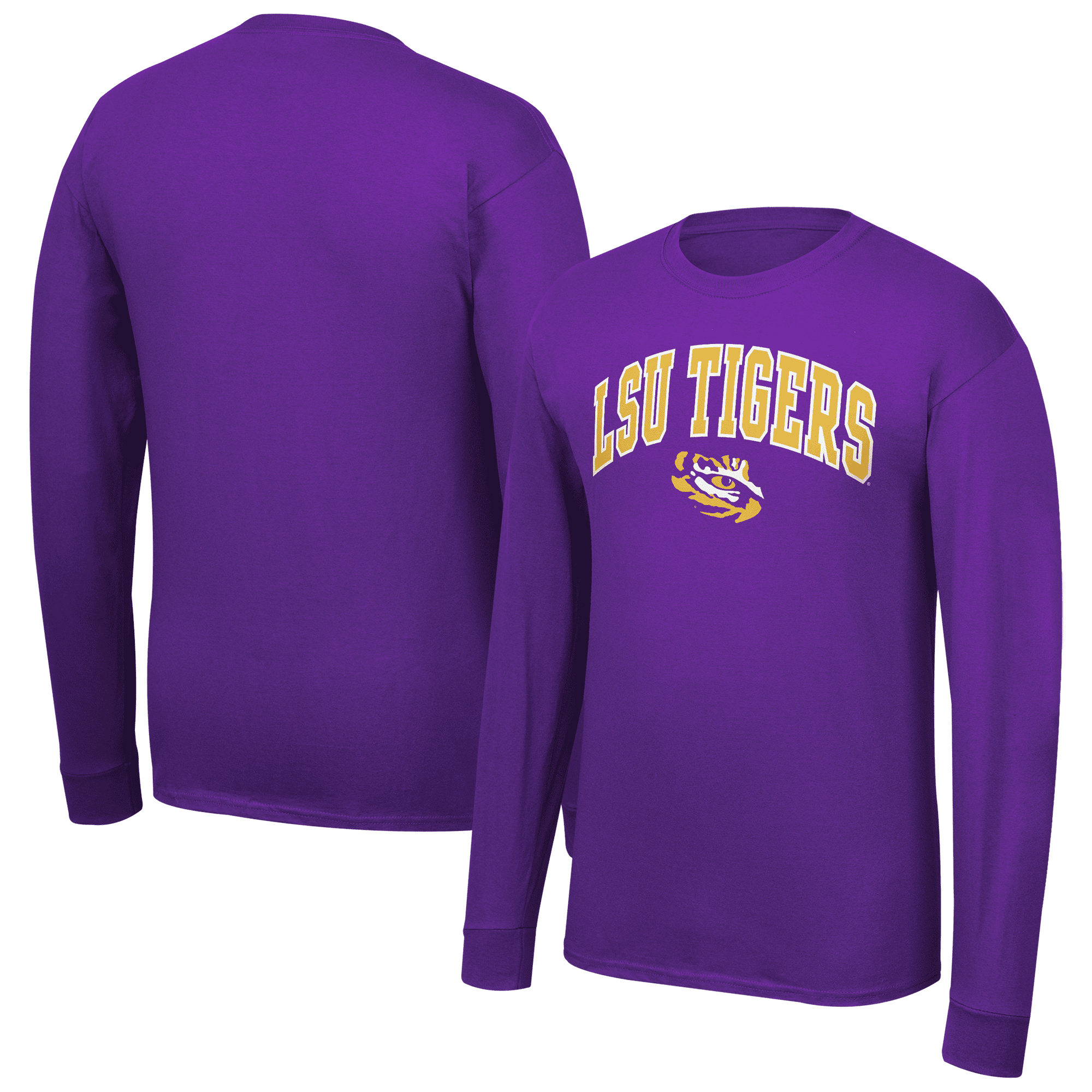 Men's Fanatics Purple LSU Tigers Core Long Sleeve T-Shirt - Walmart.com