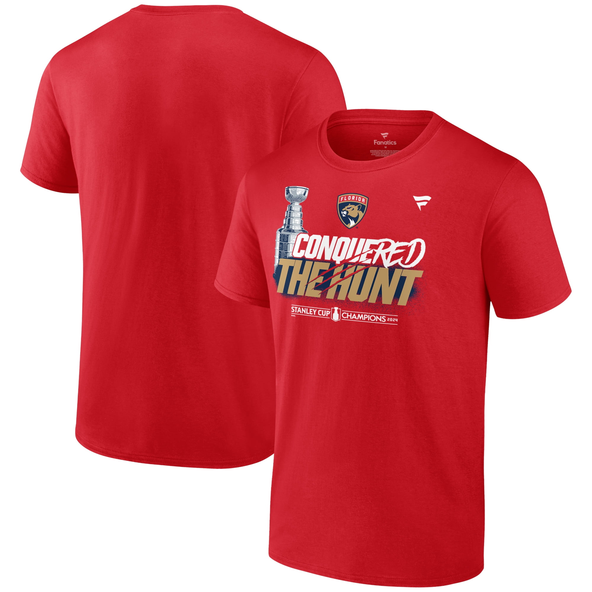 Mens Fanatics Red Florida Panthers 2024 Stanley Cup Champions