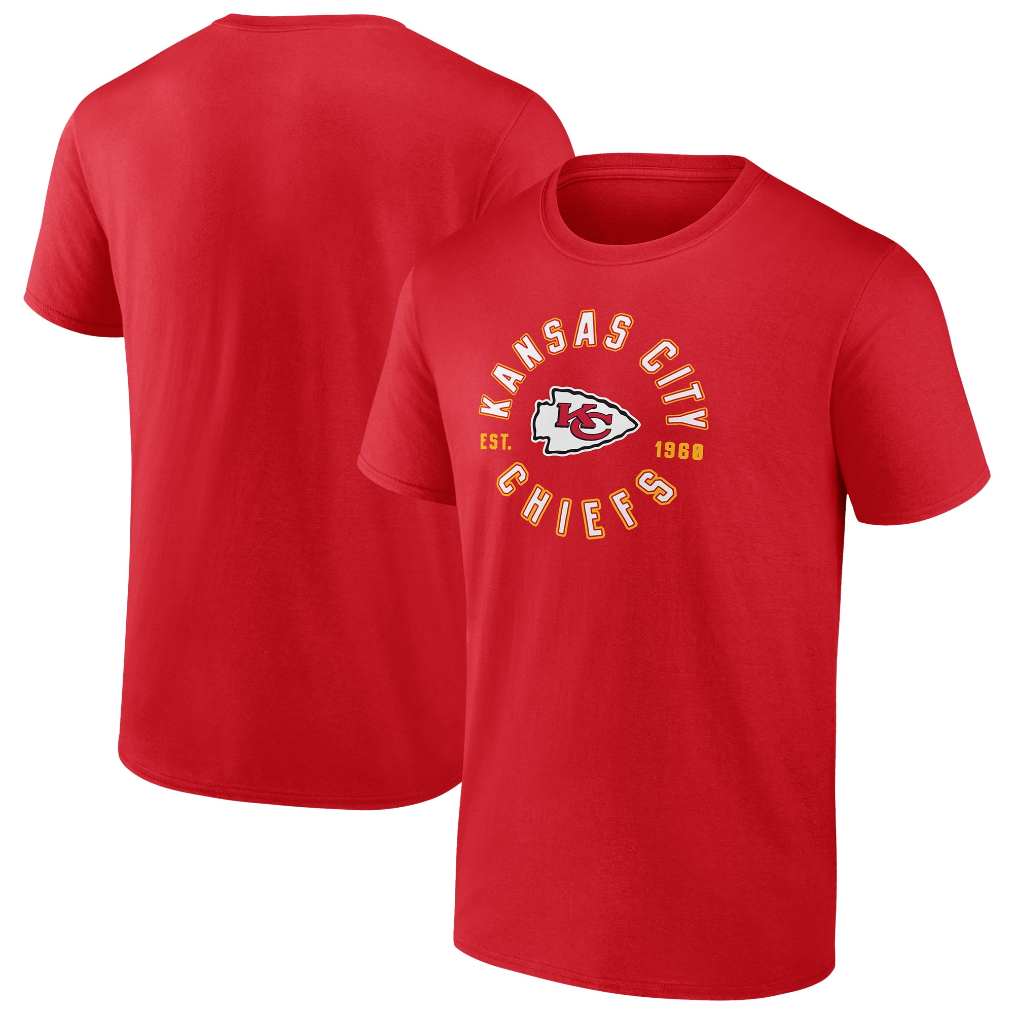 Walmart Mens Kc Chiefs Shirts 🥯 Men's Fanatics Red Kansas City Chiefs ...