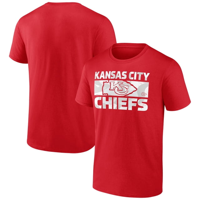 Men's Fanatics Red Kansas City Chiefs T-Shirt - Walmart.com