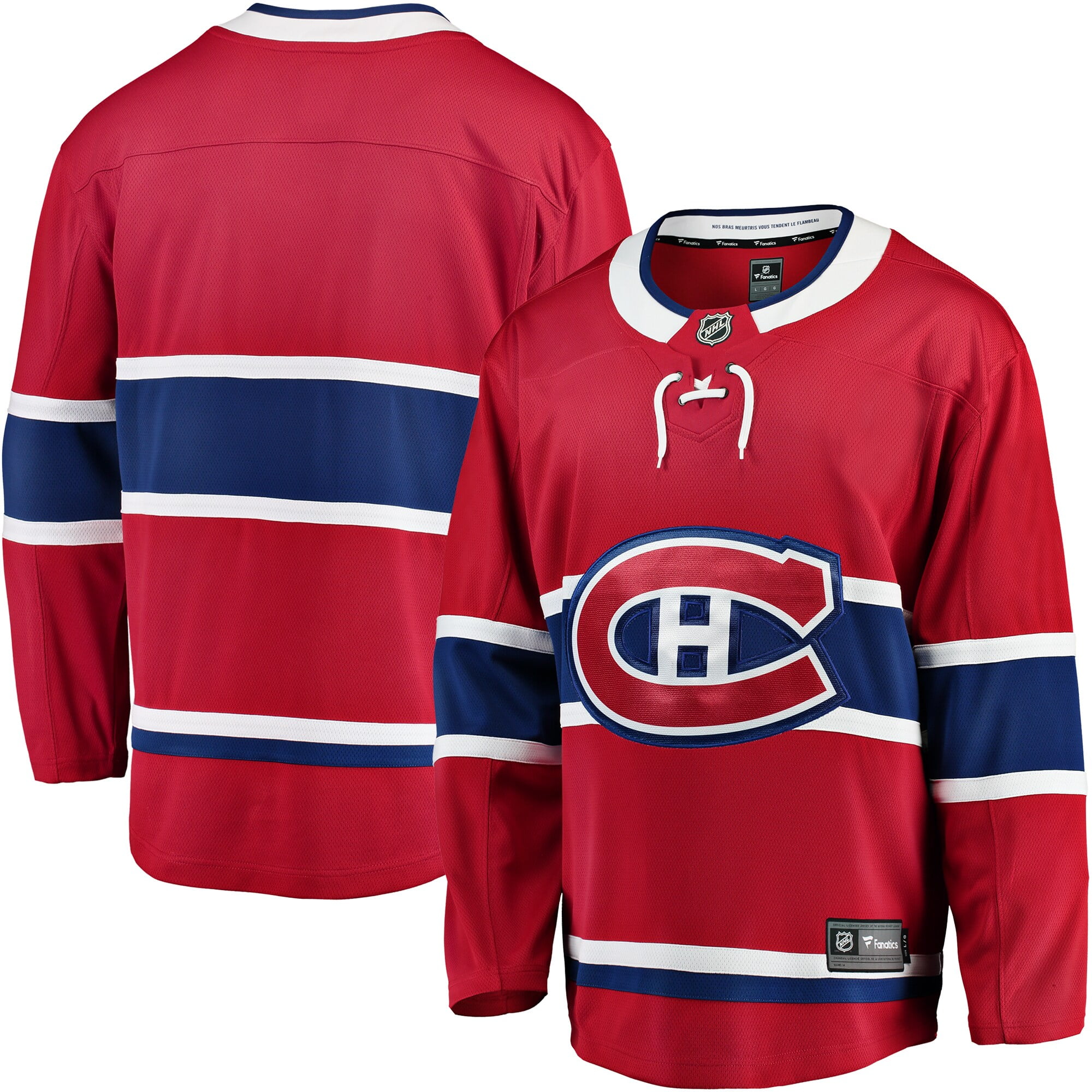 Men's Fanatics Red Montreal Canadiens Breakaway Home Jersey - Walmart.com