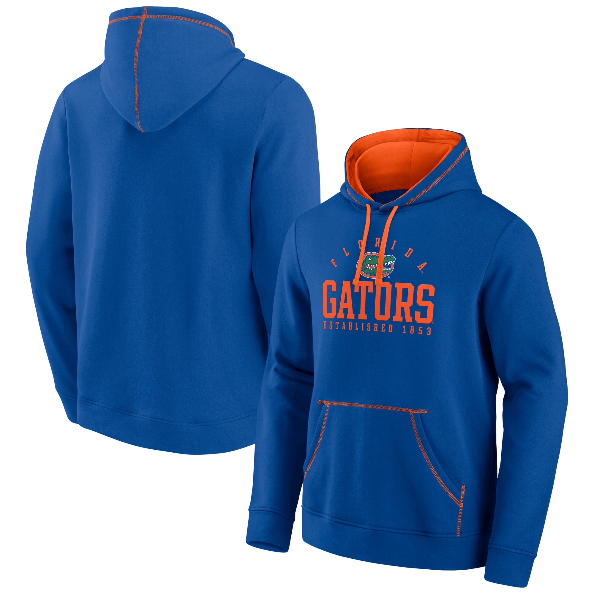 Men's Fanatics Royal Florida Gators Toppler Fleece Pullover Hoodie ...