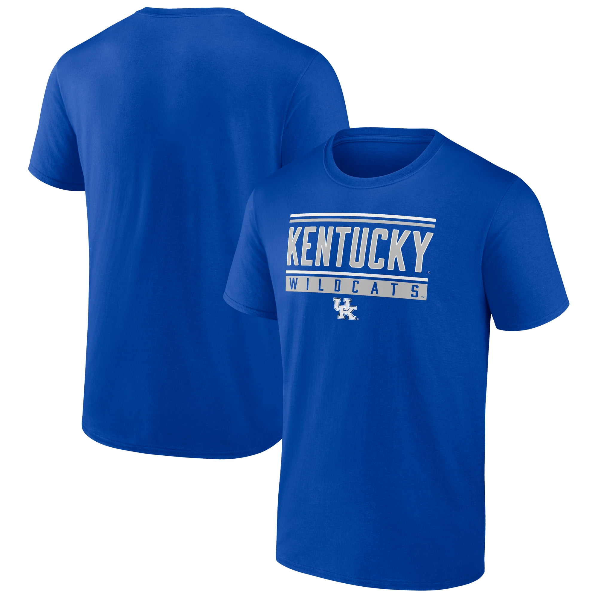 Men's Fanatics Royal Kentucky Wildcats Fundamentals Stripe and Block T ...