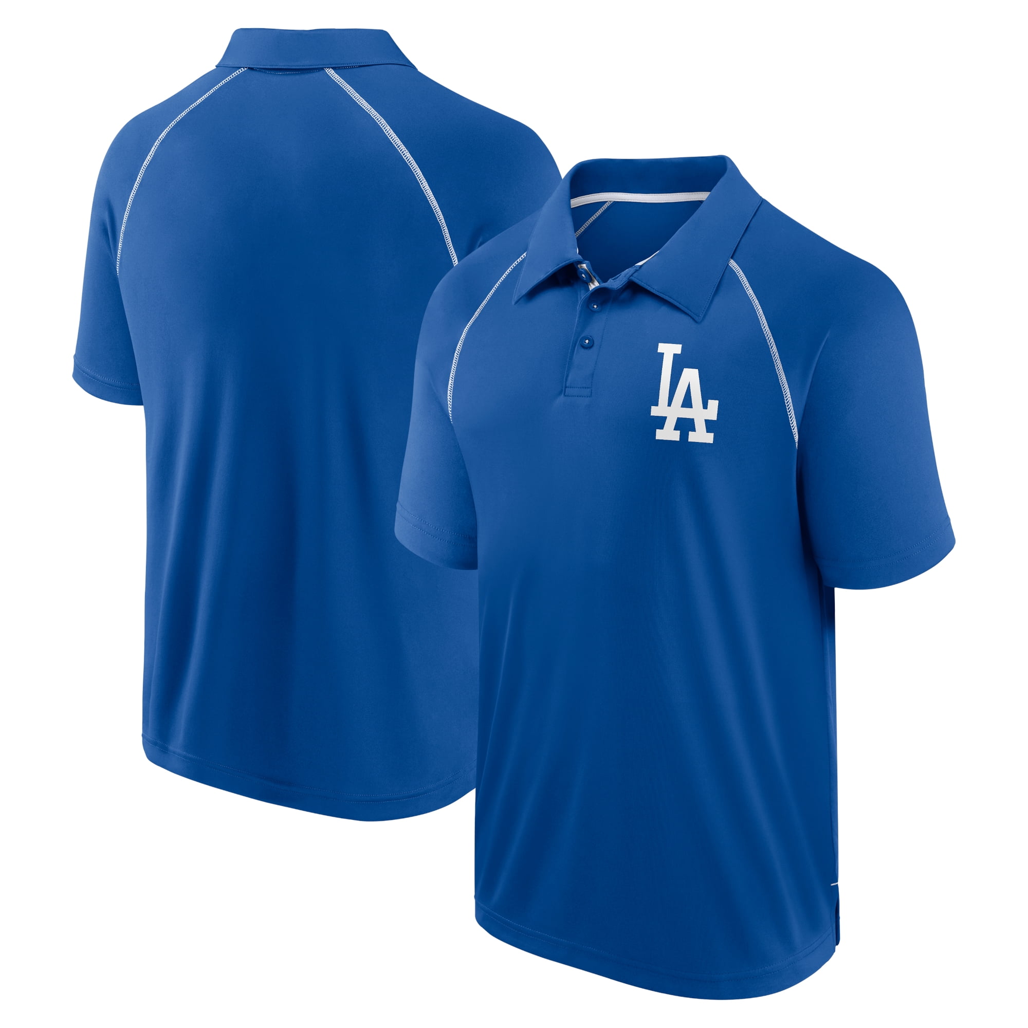 Men's Fanatics Royal Los Angeles Dodgers Strong Alone Raglan Polo ...