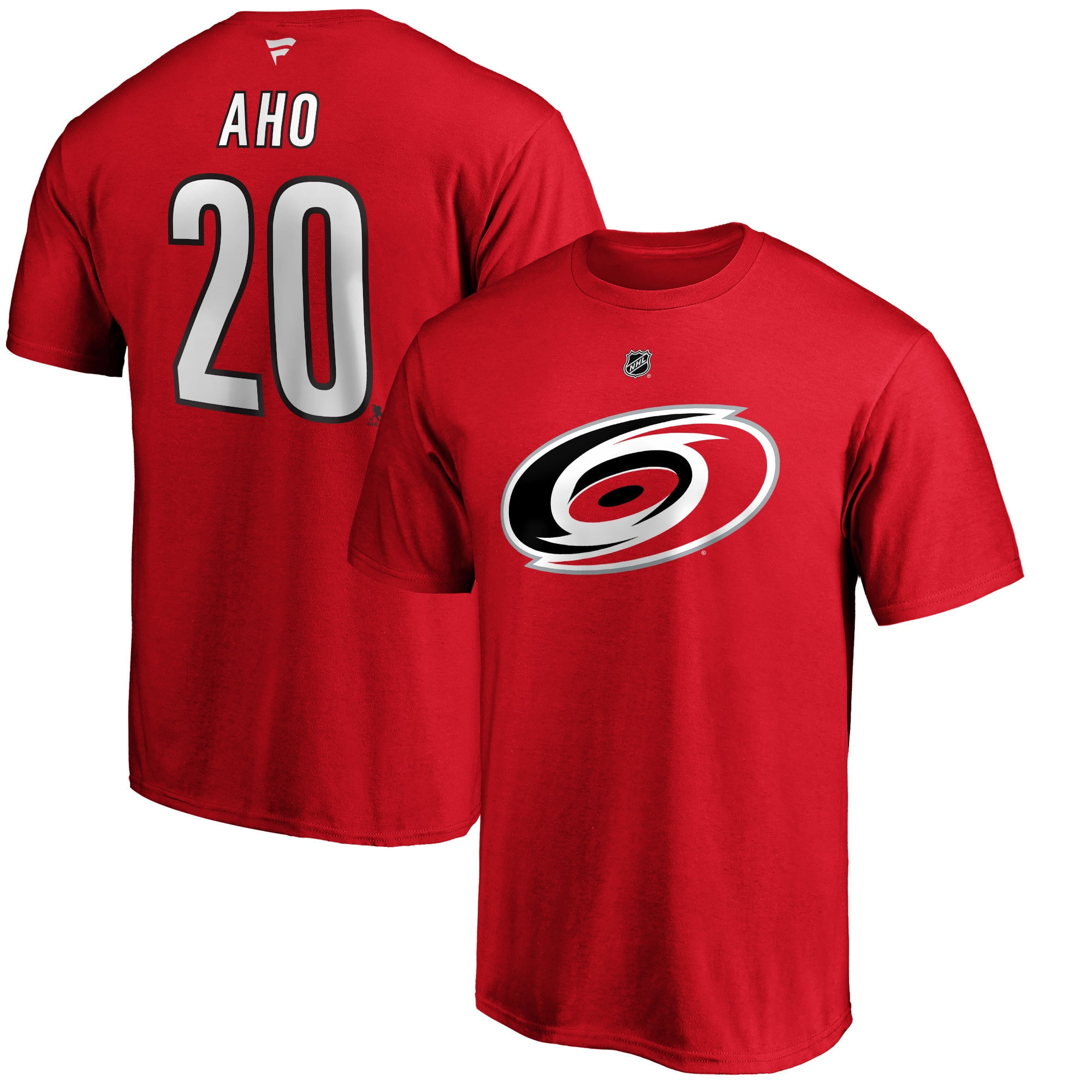 Men's Fanatics Sebastian Aho Red Carolina Hurricanes Team Authentic ...