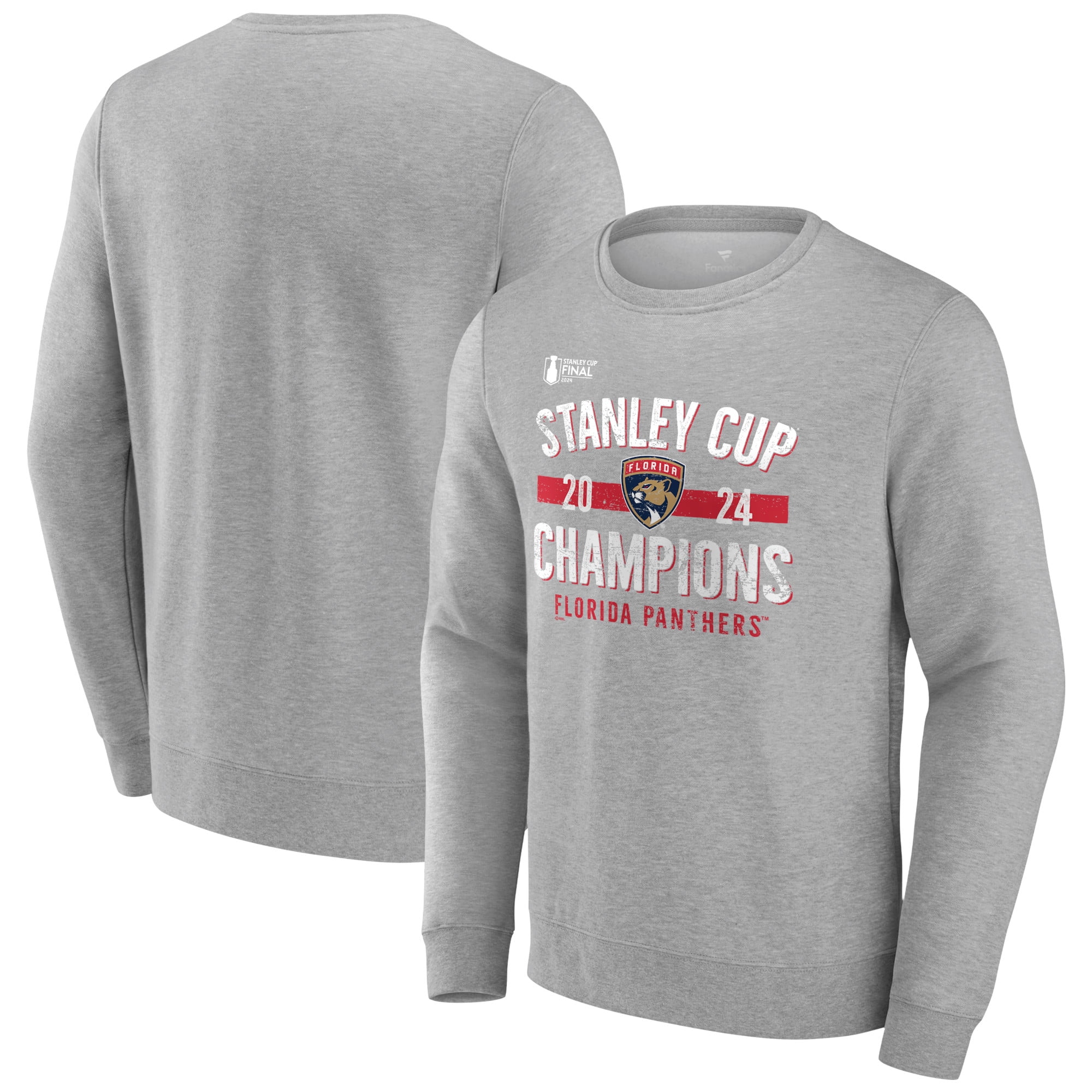 Men's Fanatics Steel Florida Panthers 2024 Stanley Cup Champions ...
