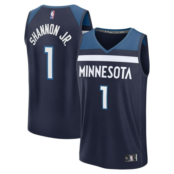 Men's Fanatics Wendell Moore Jr. Navy Minnesota Timberwolves 2022 NBA ...