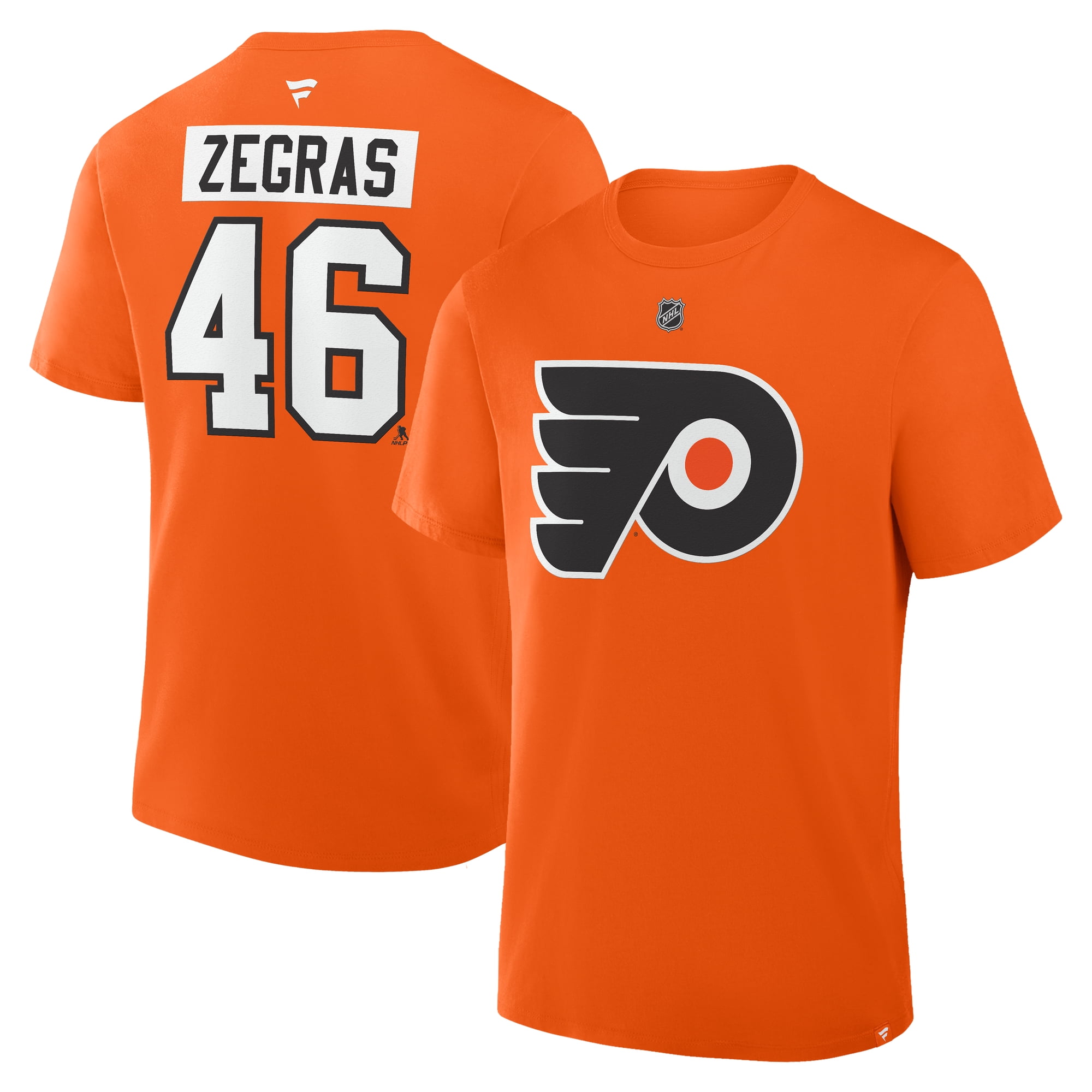 Men's Fanatics Trevor Zegras Orange Philadelphia Flyers Authentic Stack ...