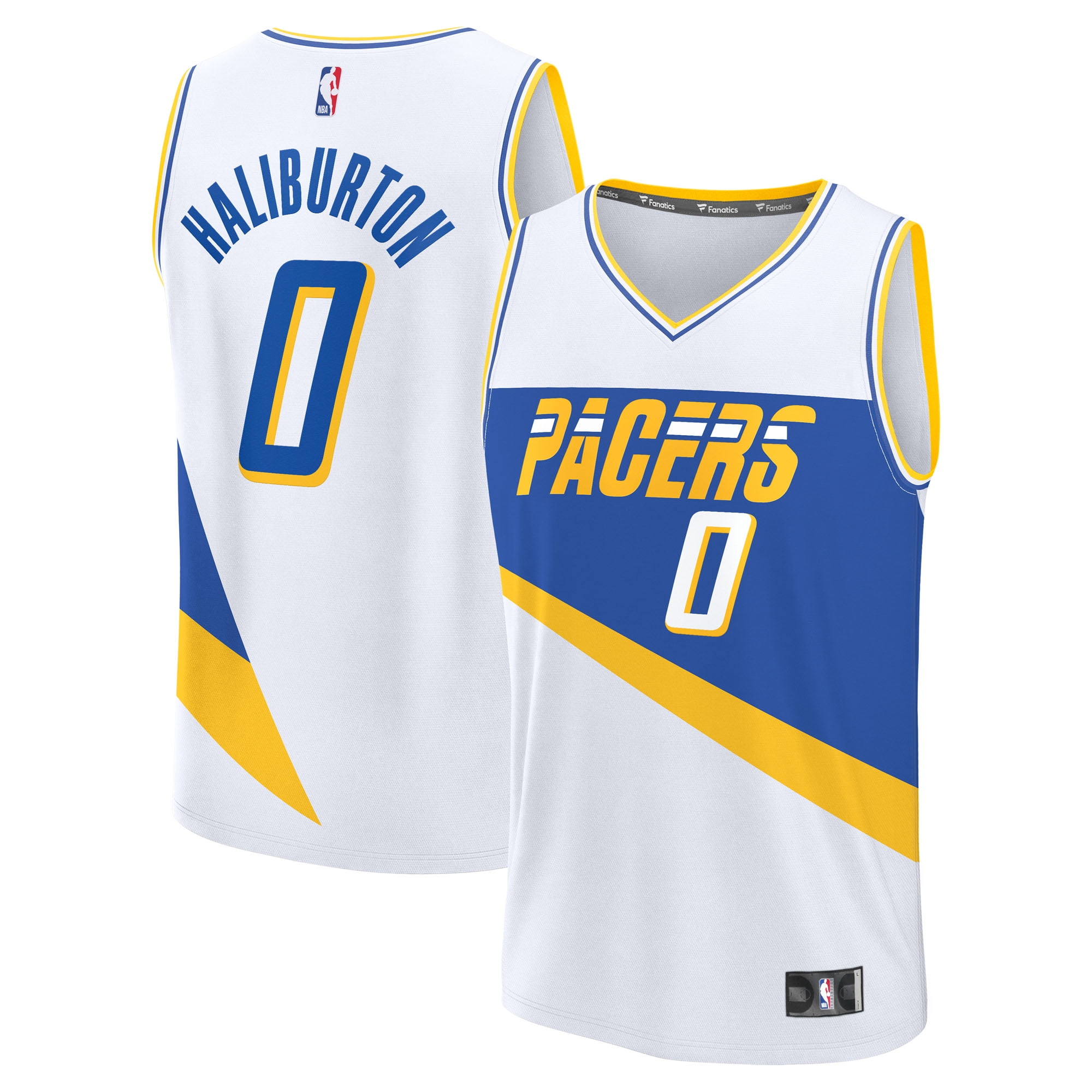 Men's Fanatics Tyrese Haliburton White Indiana Pacers 2025/26 City ...