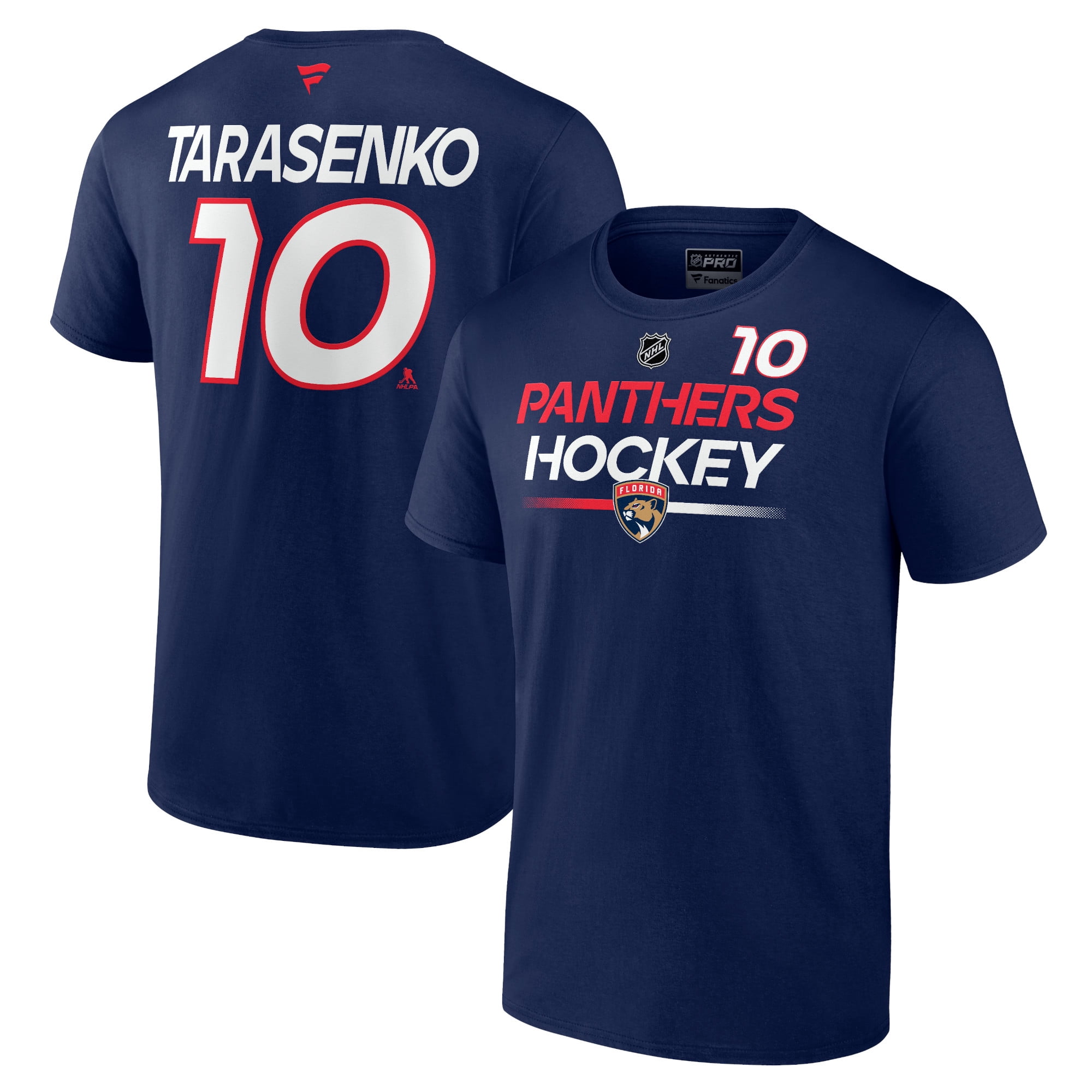 Men's Fanatics Vladimir Tarasenko Navy Florida Panthers Authentic Pro ...