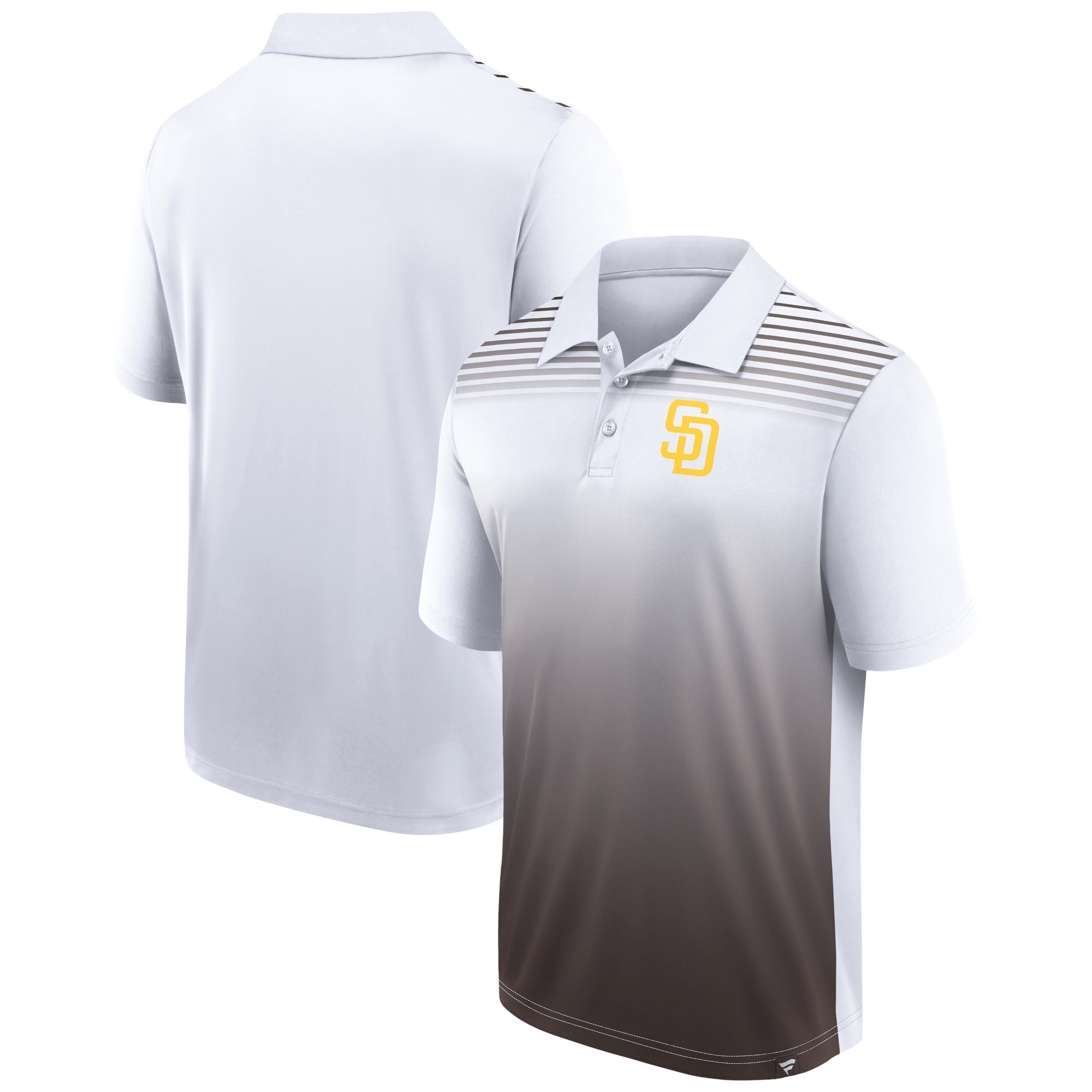 Men's Fanatics White/Brown San Diego Padres Sandlot Game Polo - Walmart.com