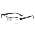 Men's Fashion Blue Light Blocking Half Rimless Reading Glasses 2.50 ...