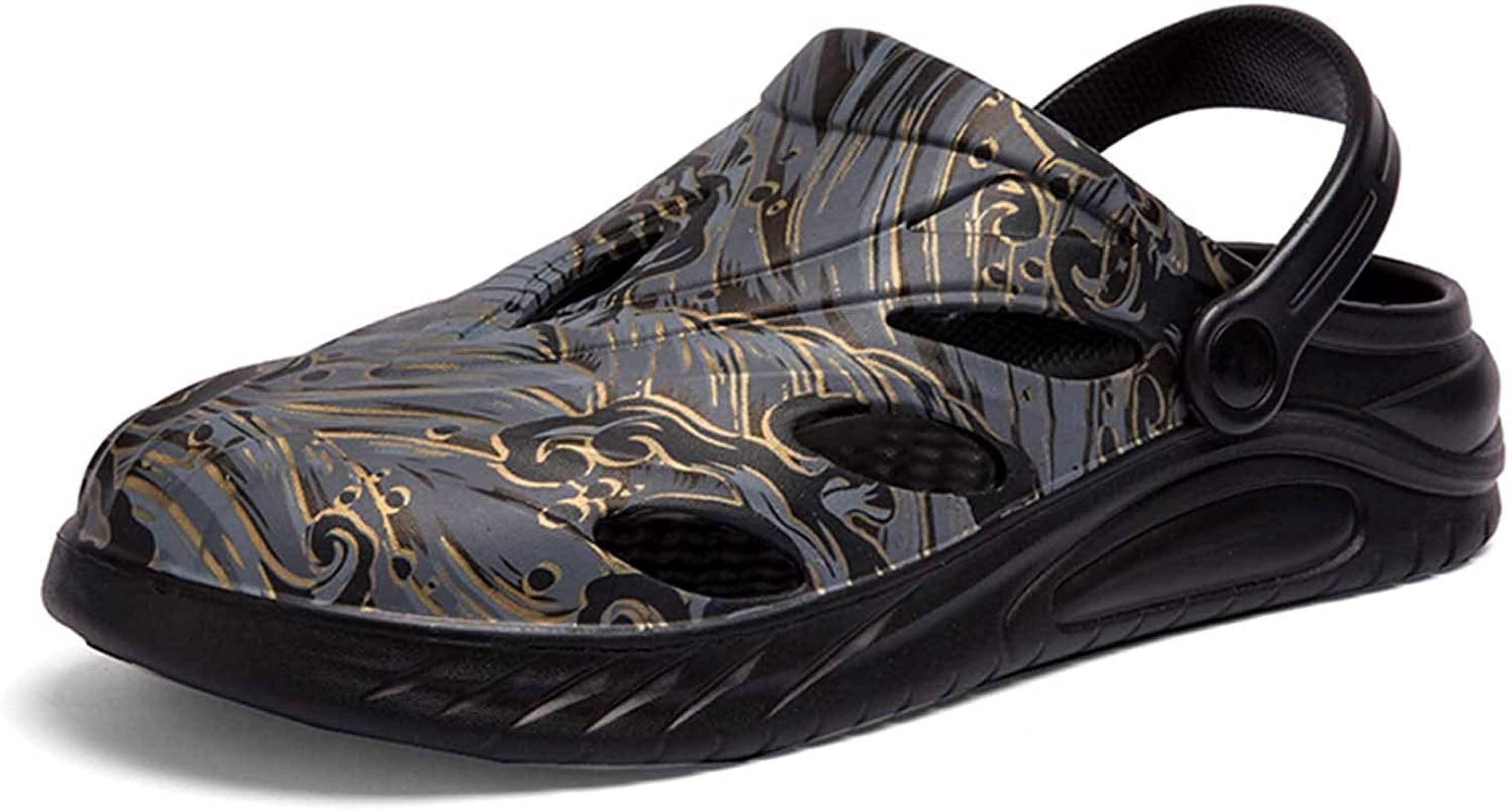 Men's Fashion Breathable Muller Shoes Soft and Comfortable Garden Clogs ...