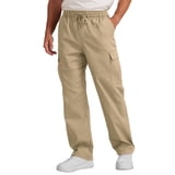 GIRUNS Men's Cargo Hiking Pants, Drawstring Joggers with Pockets ...