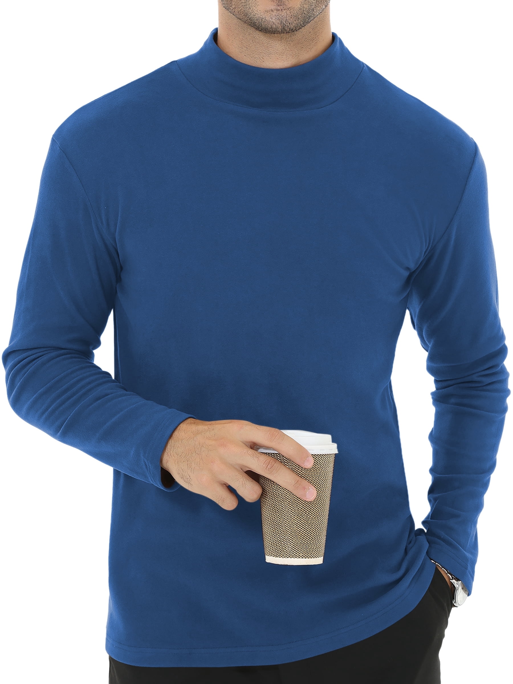 Men's Lightweight Pullover Sweatshirt Long Sleeve Casual Knit Top Soft ...