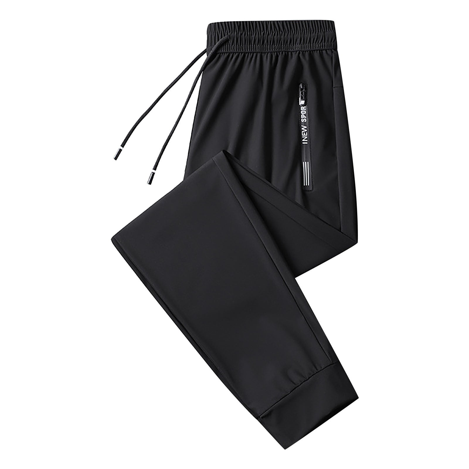 Men's Fashion Loose Ice Jean Pants Sports Pants Bk1 8X-Large Star ...