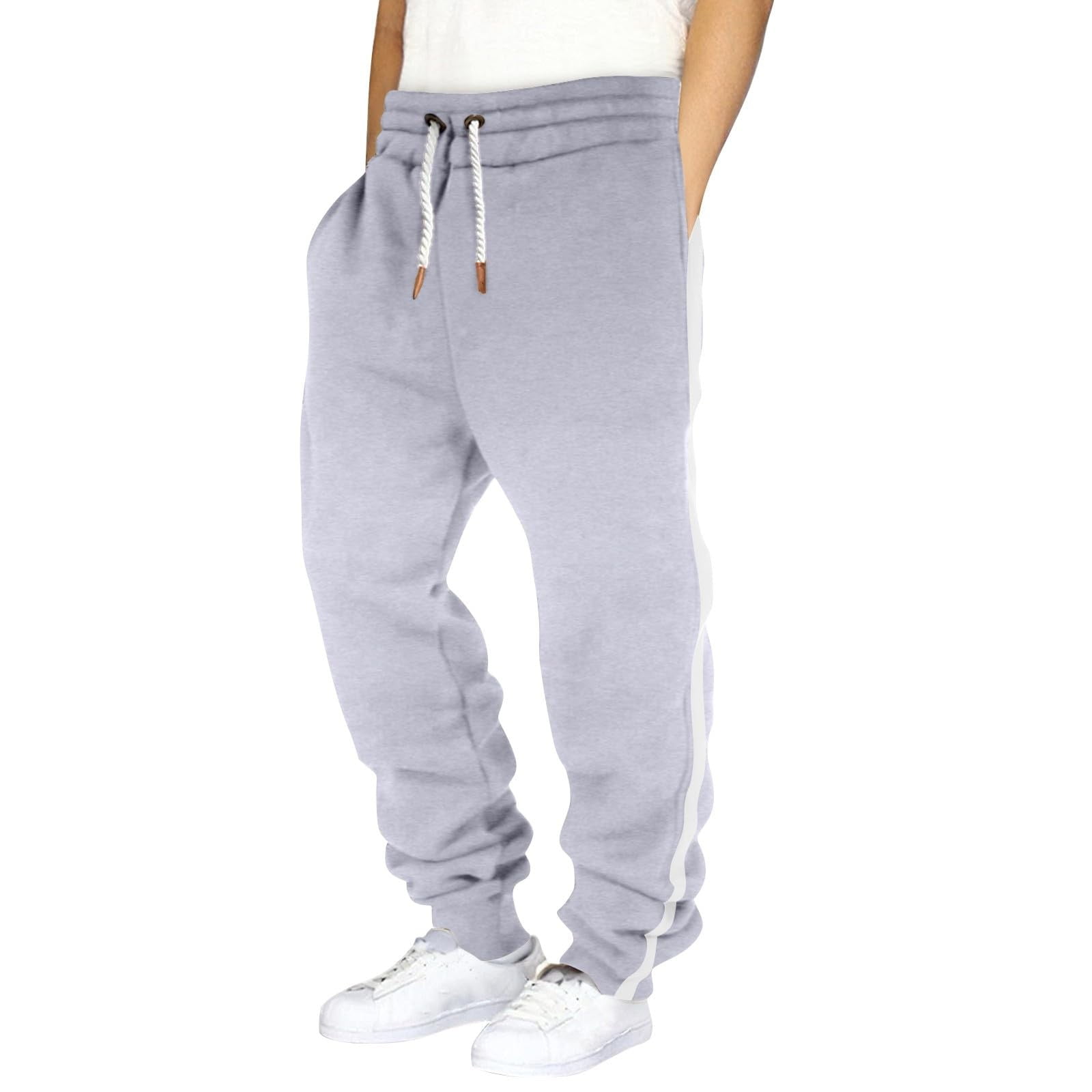 Men's Fashion Solid Color Casual Pants - Classic Wear Style for Winter ...