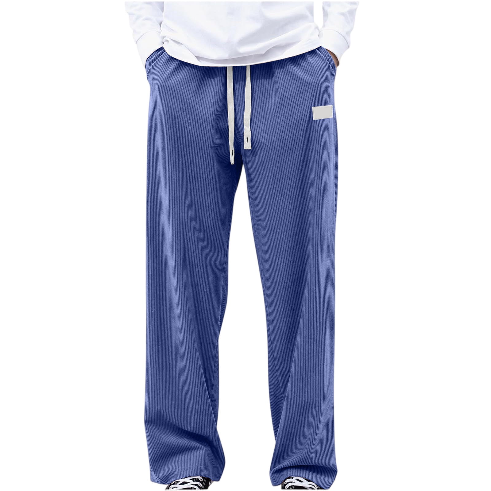 Men's Fashion Two-Tone Trim Stretch Drawstring Waist Comfort Shorts ...
