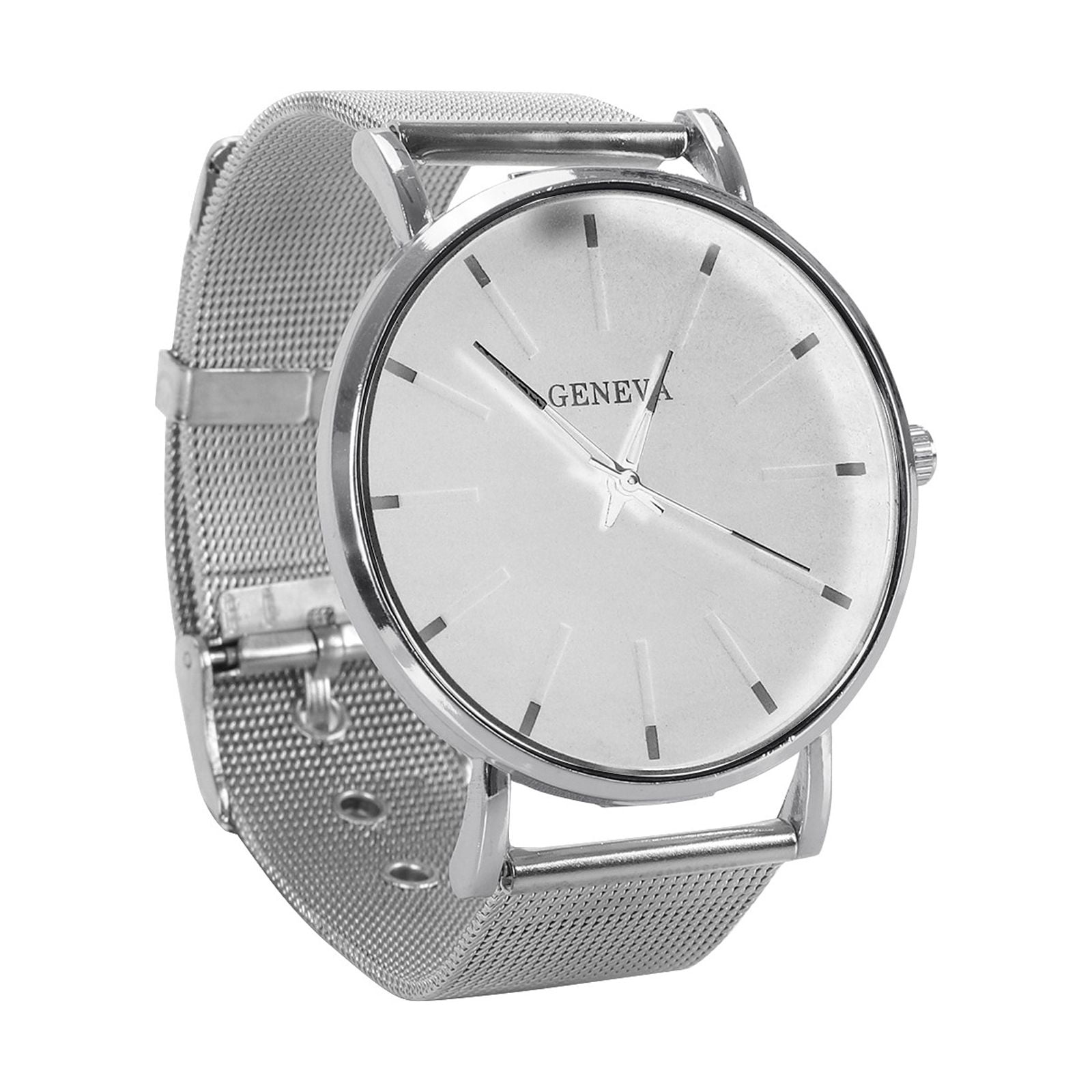 Men's Fashion Ultra Thin Womens Wrist Watch Watches Business Stainless ...