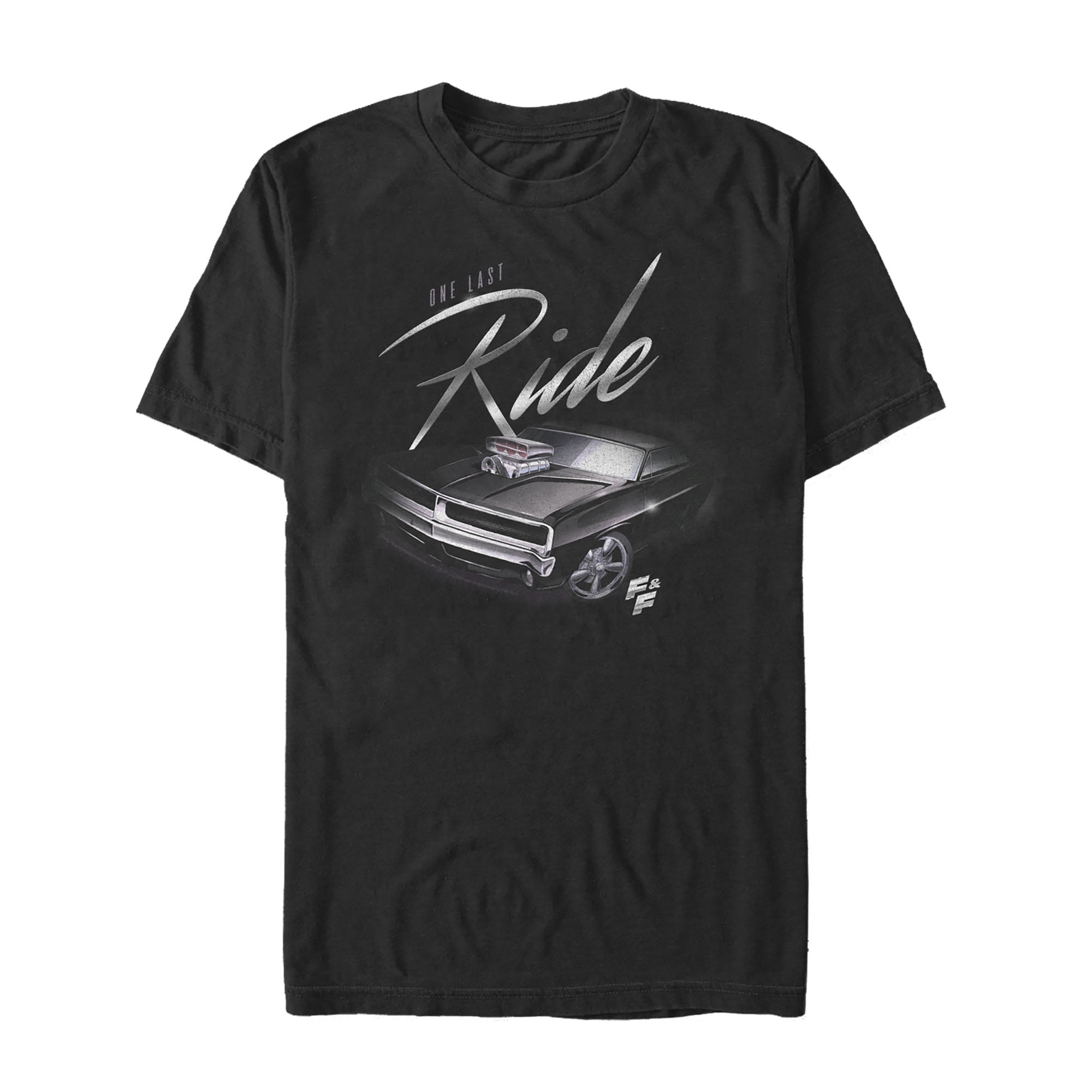 Men's Fast & Furious One Last Ride Cursive Graphic Tee Black Large ...