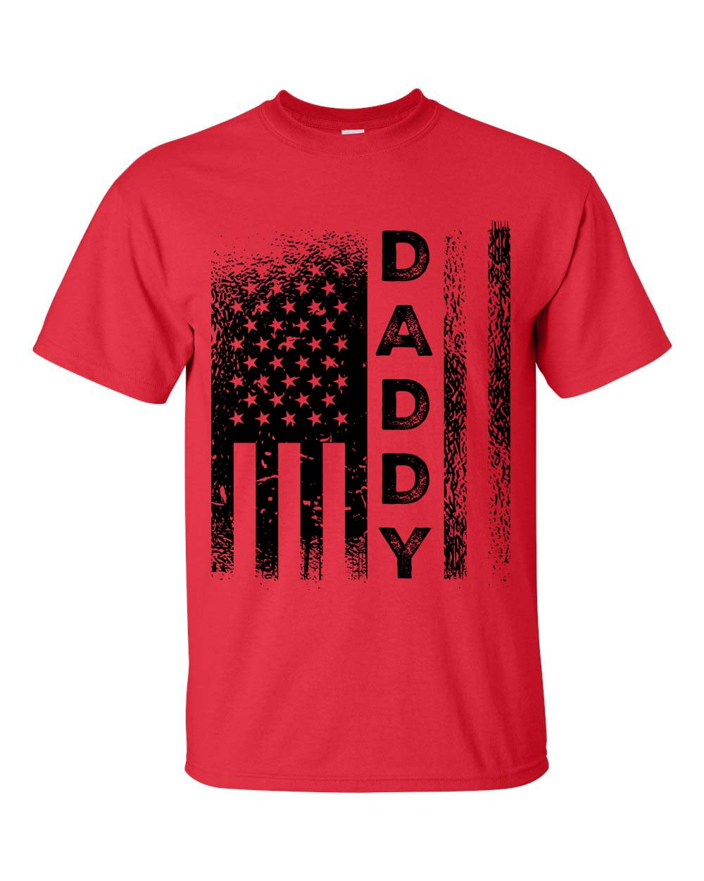 Men's Father's day Patriotic America Flag Daddy Short Sleeve T-shirt ...